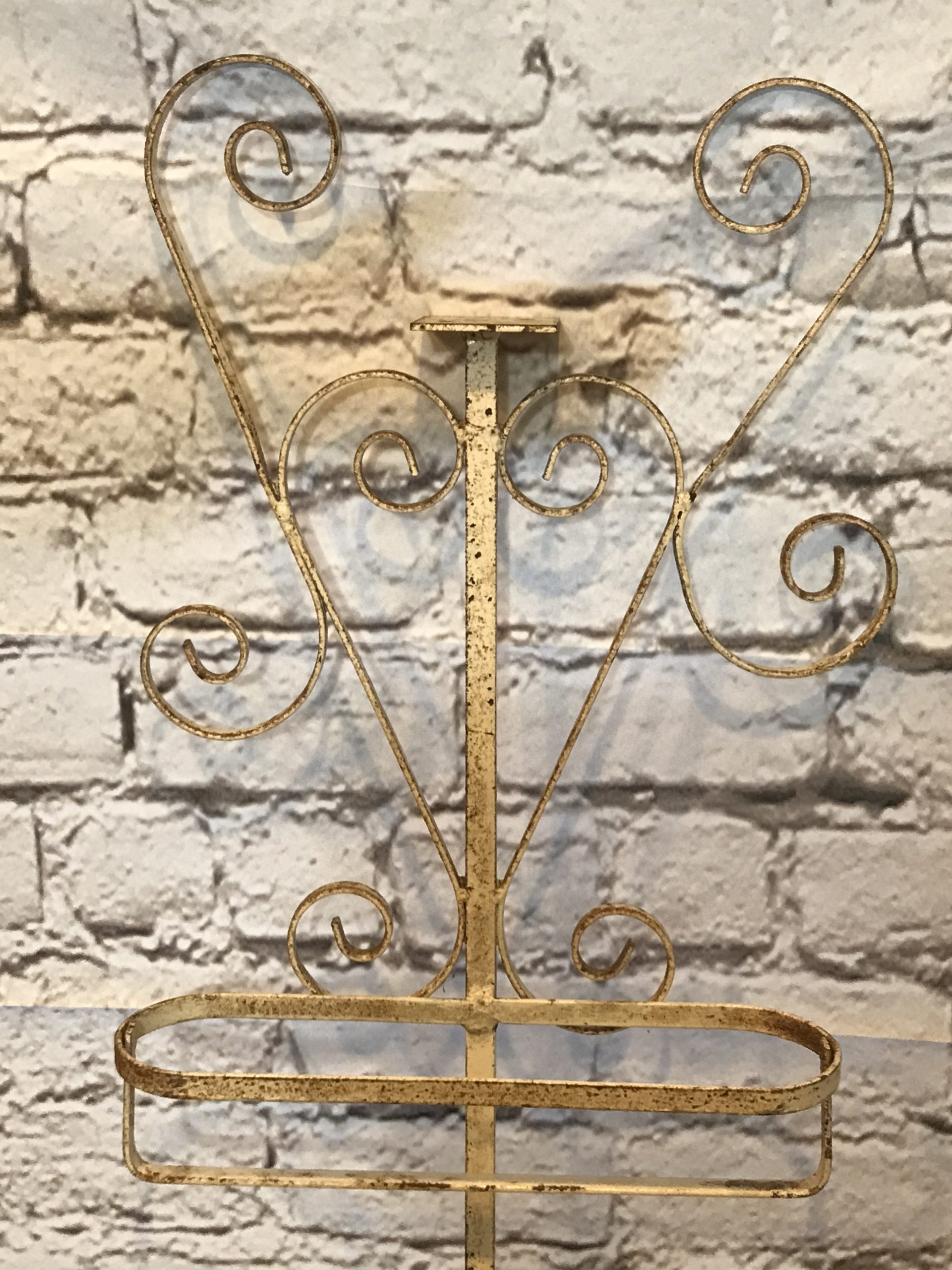 Vintage Wrought Iron Letterbox Stand with Milk Bottle Holder - Vintage ...