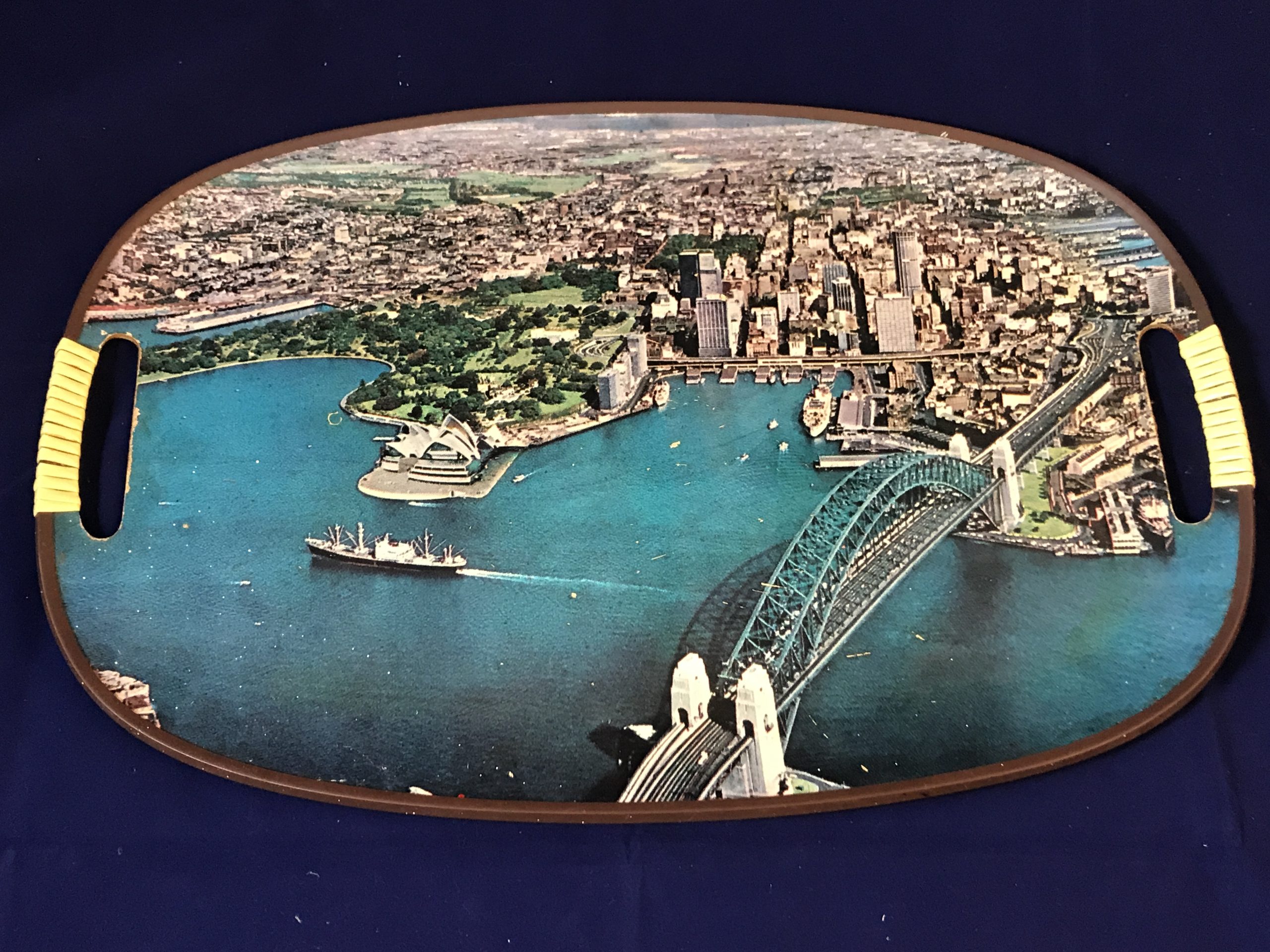 Retro MCM Serving Tray Sydney Harbour Bridge and Opera House Sydney ...