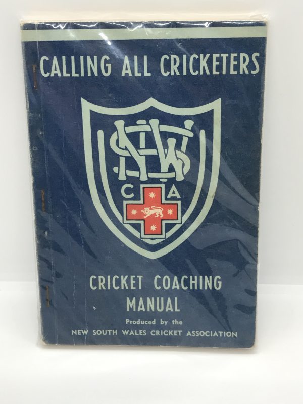 Cricket Coaching Manual (Calling all Cricketers) NSW [1955] - Vintage ...