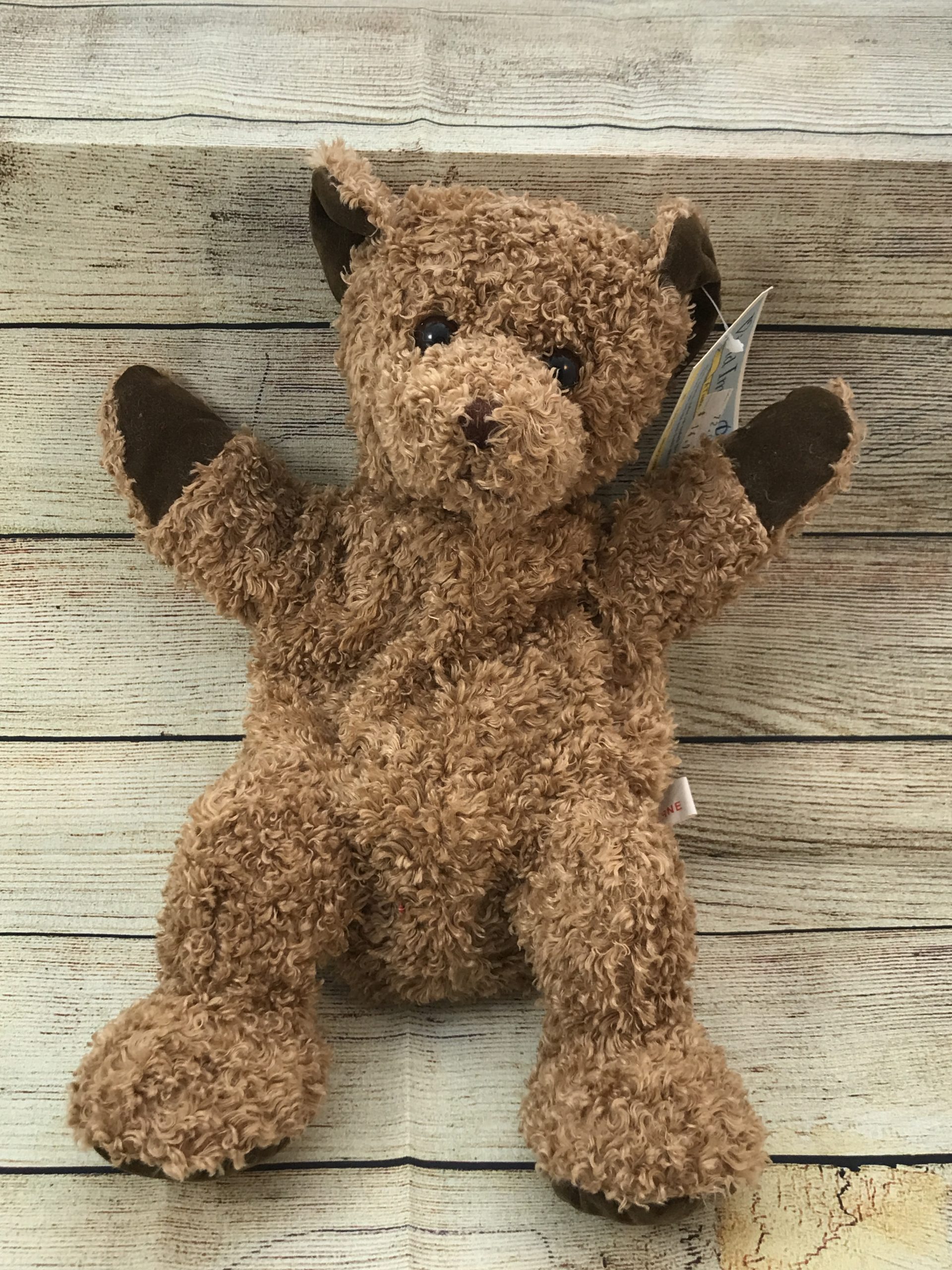 Harwil Melbourne Hand Puppet Bear (approx 14cm) - Vintage Keepsakes
