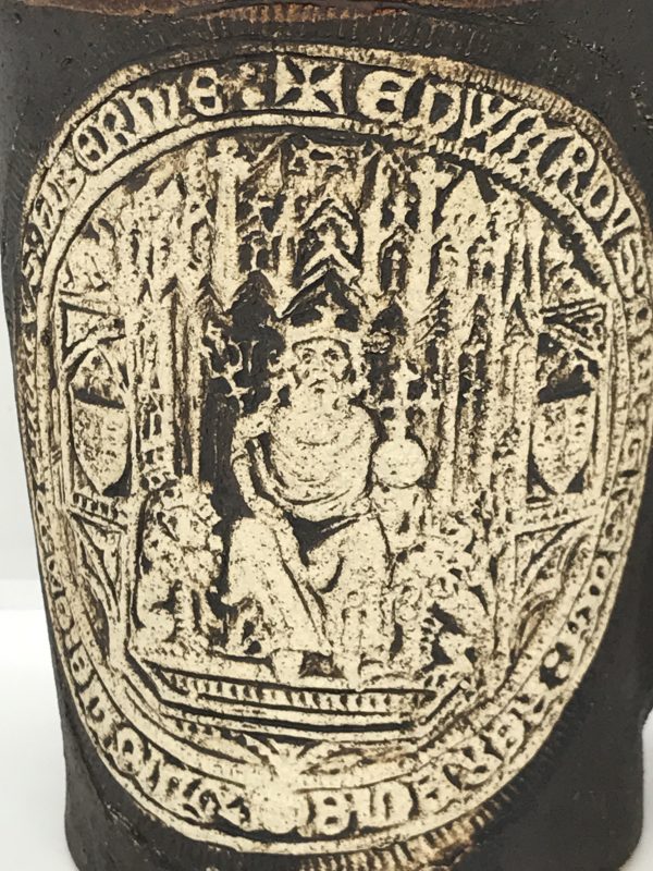 Vintage Quantock Pottery Jug - King Edward Design England 750ml ...