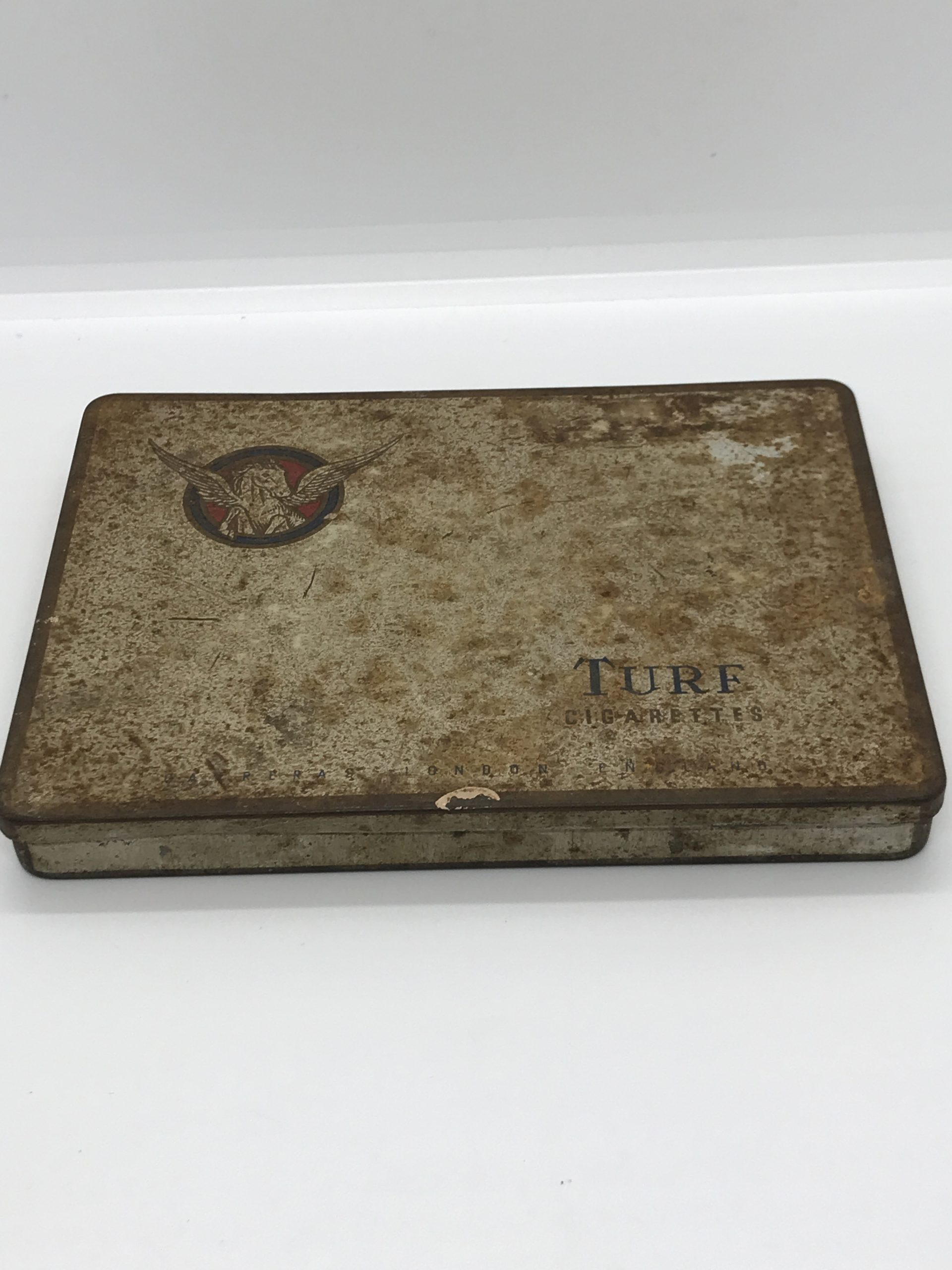 Turf Cigarettes Tin - Vintage Keepsakes
