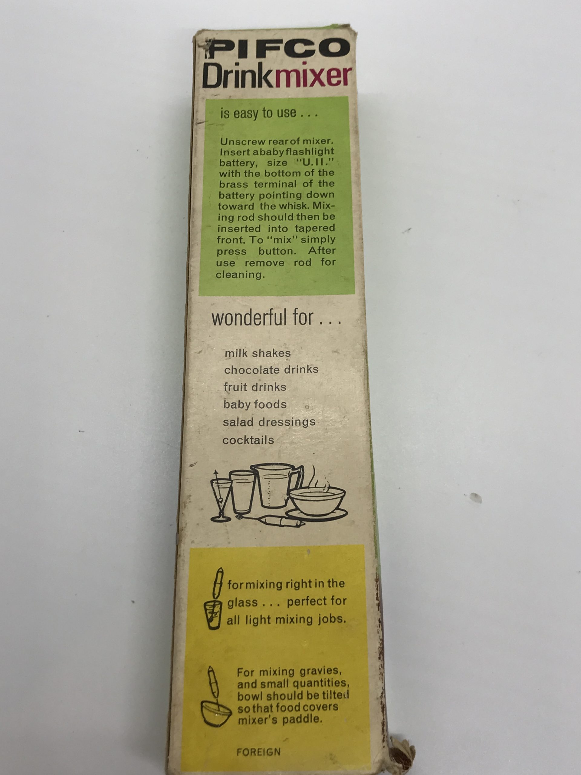 Pifco Drink Mixer (1960-1970s) - Vintage Keepsakes