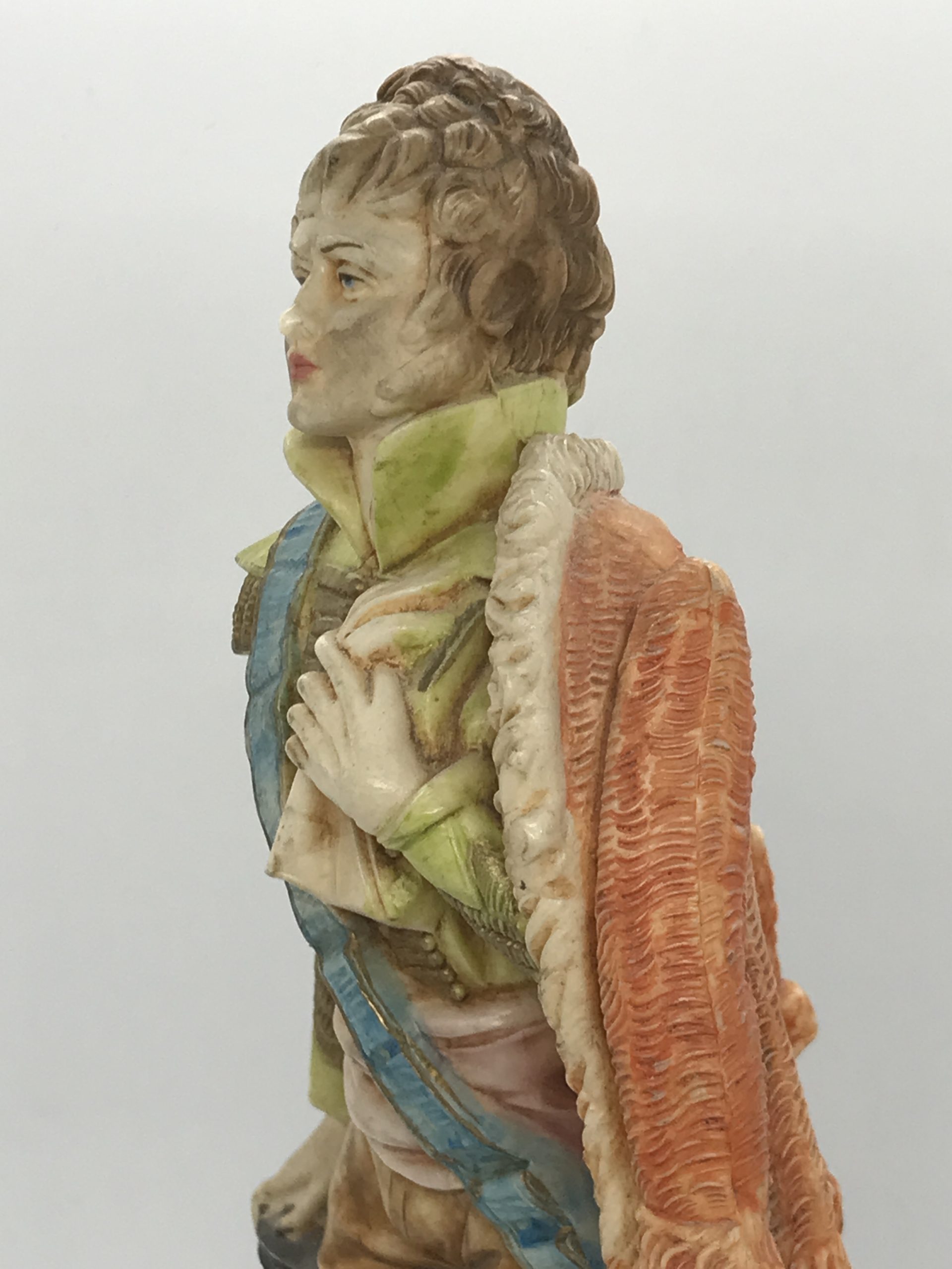 Fontanini Italian Depose style Napoleonic figure with Sword on wooden ...