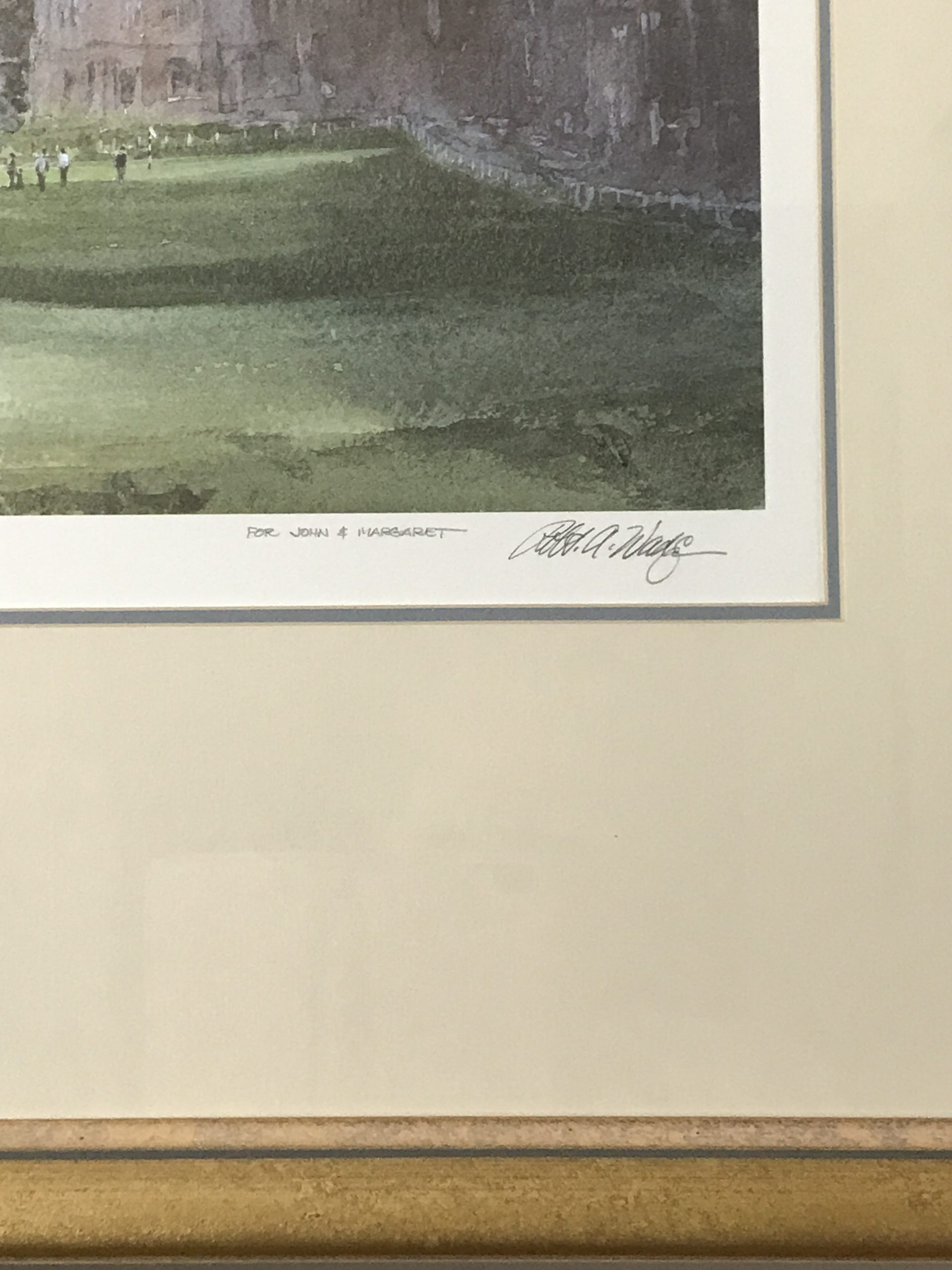 Robert A. Wade Australia, (1930-) The Last Drive St Andrews signed ...