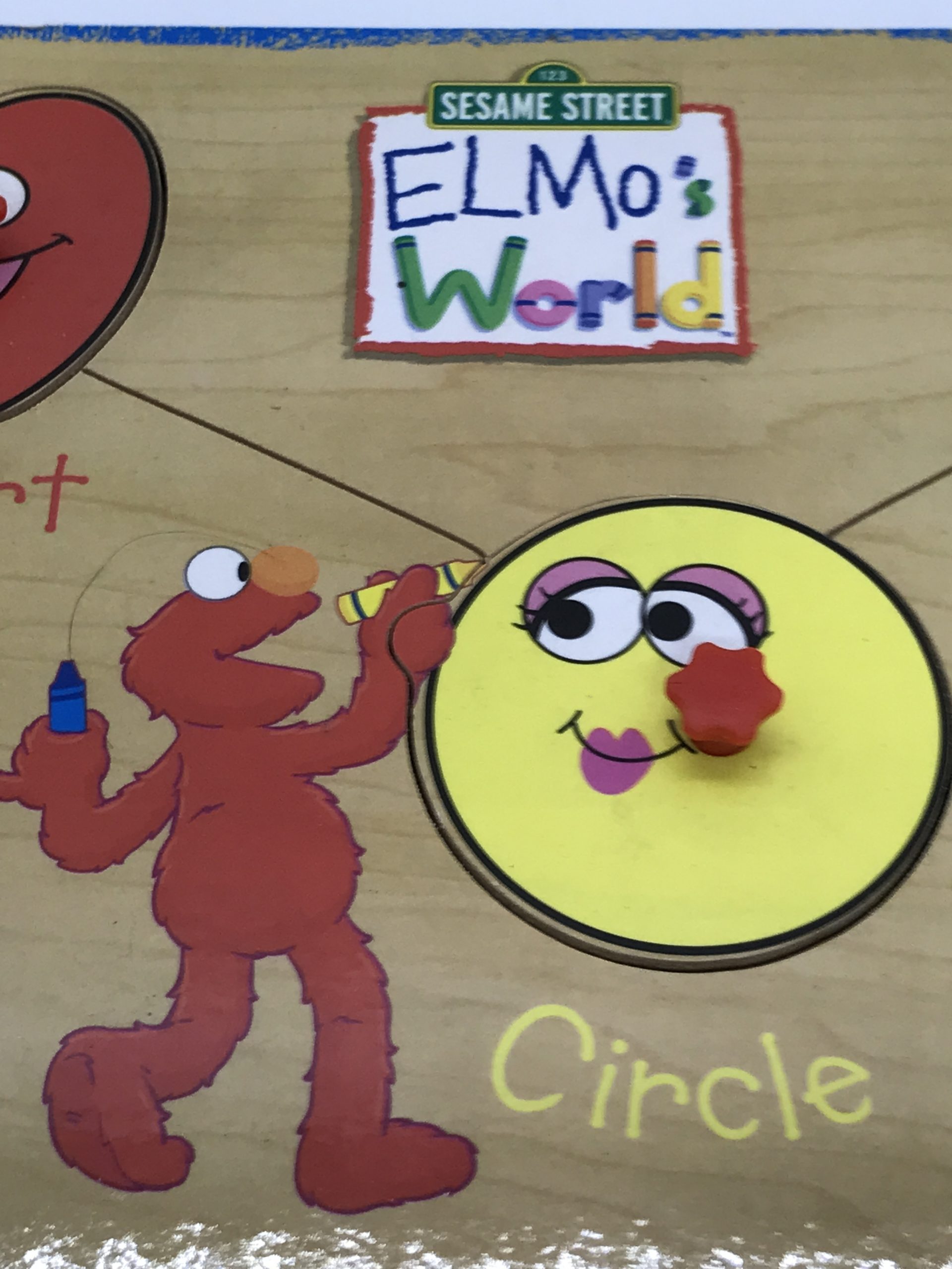 Tree Toys Elmo's World Shape Match Game - Vintage Keepsakes