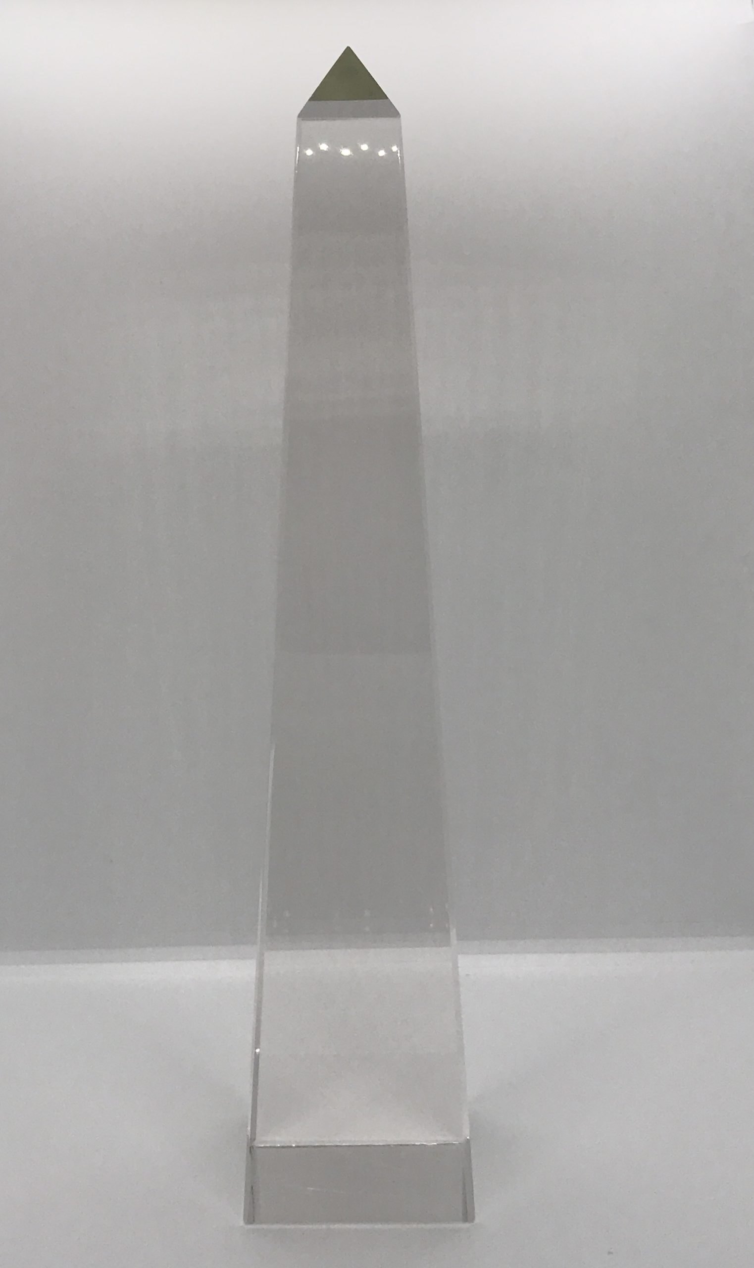 Large Crystal Obelisk - 36cm high - Vintage Keepsakes