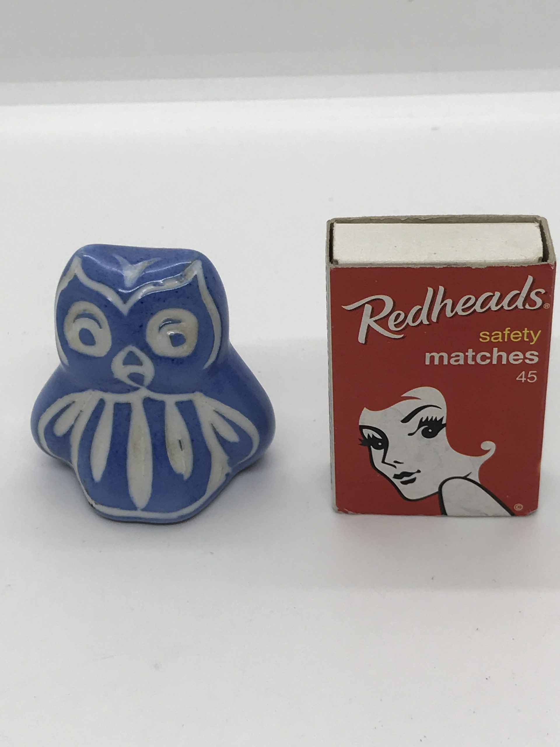 Pablo Zabal Owl 5cm high (signed) - Vintage Keepsakes