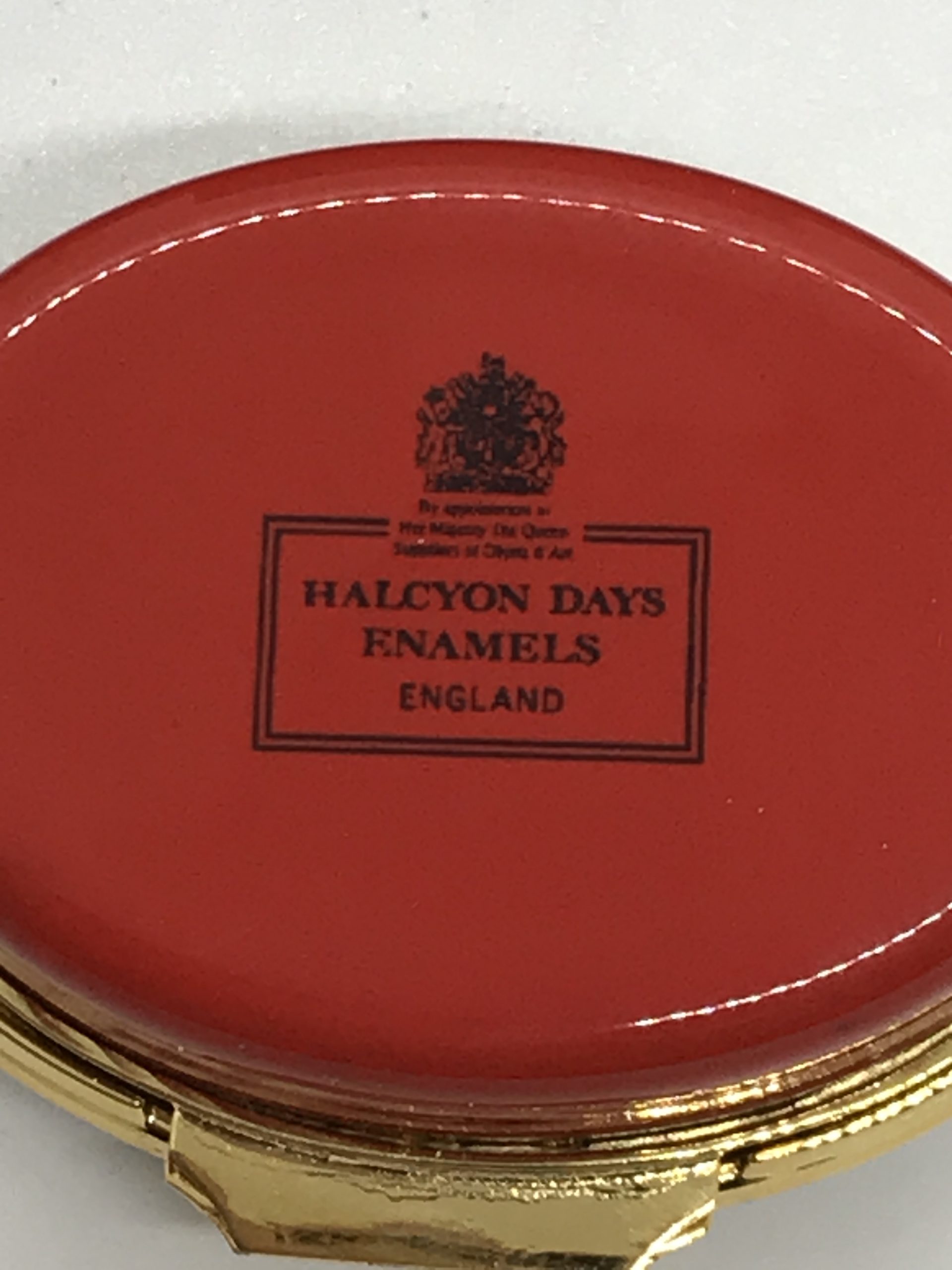 Halcyon Days The Birds of America - Cardinal (Red) - Enamel Pill Box ...