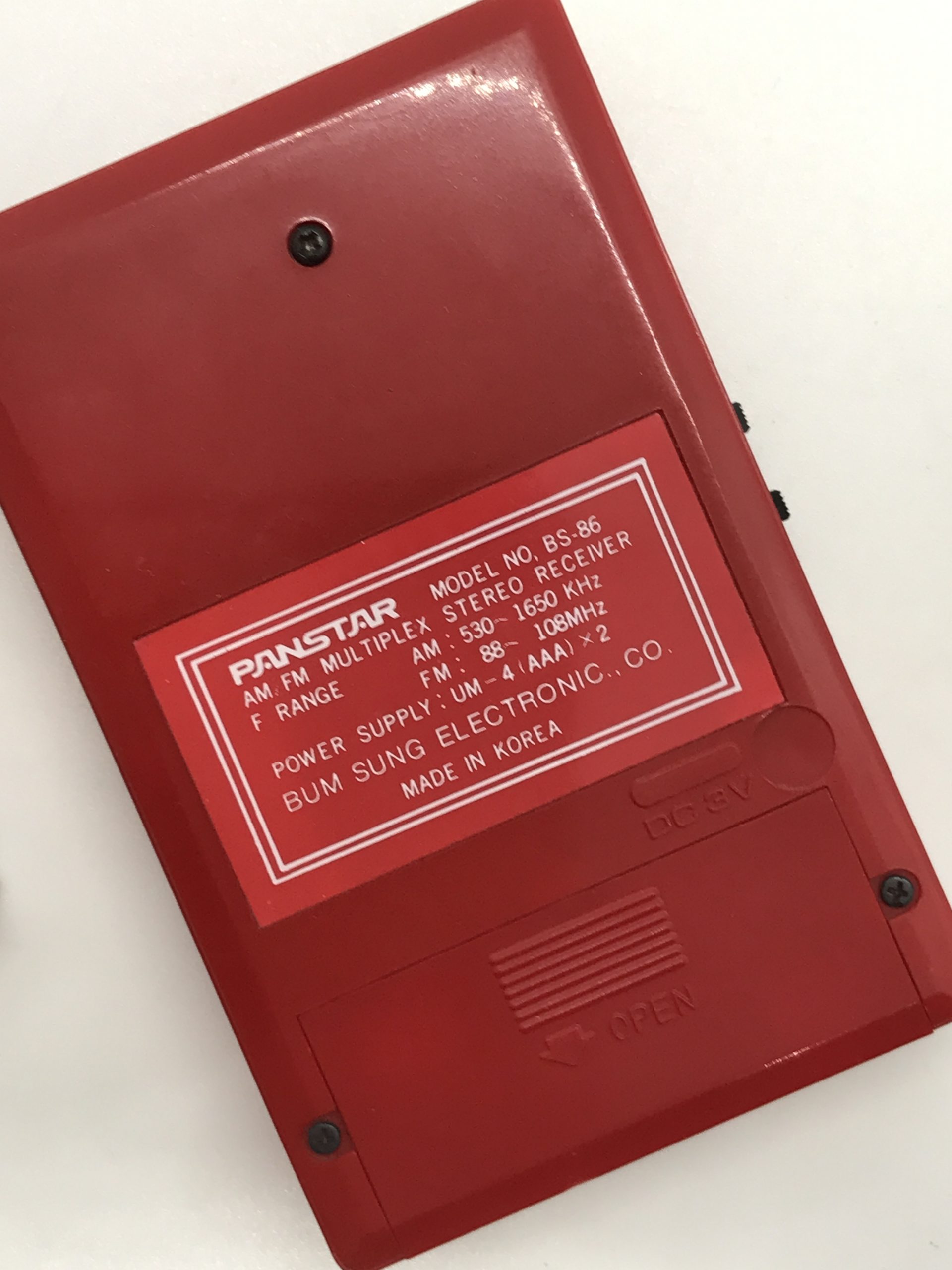 Panstar AM FM Stereo Receiver (Working) - Vintage Keepsakes