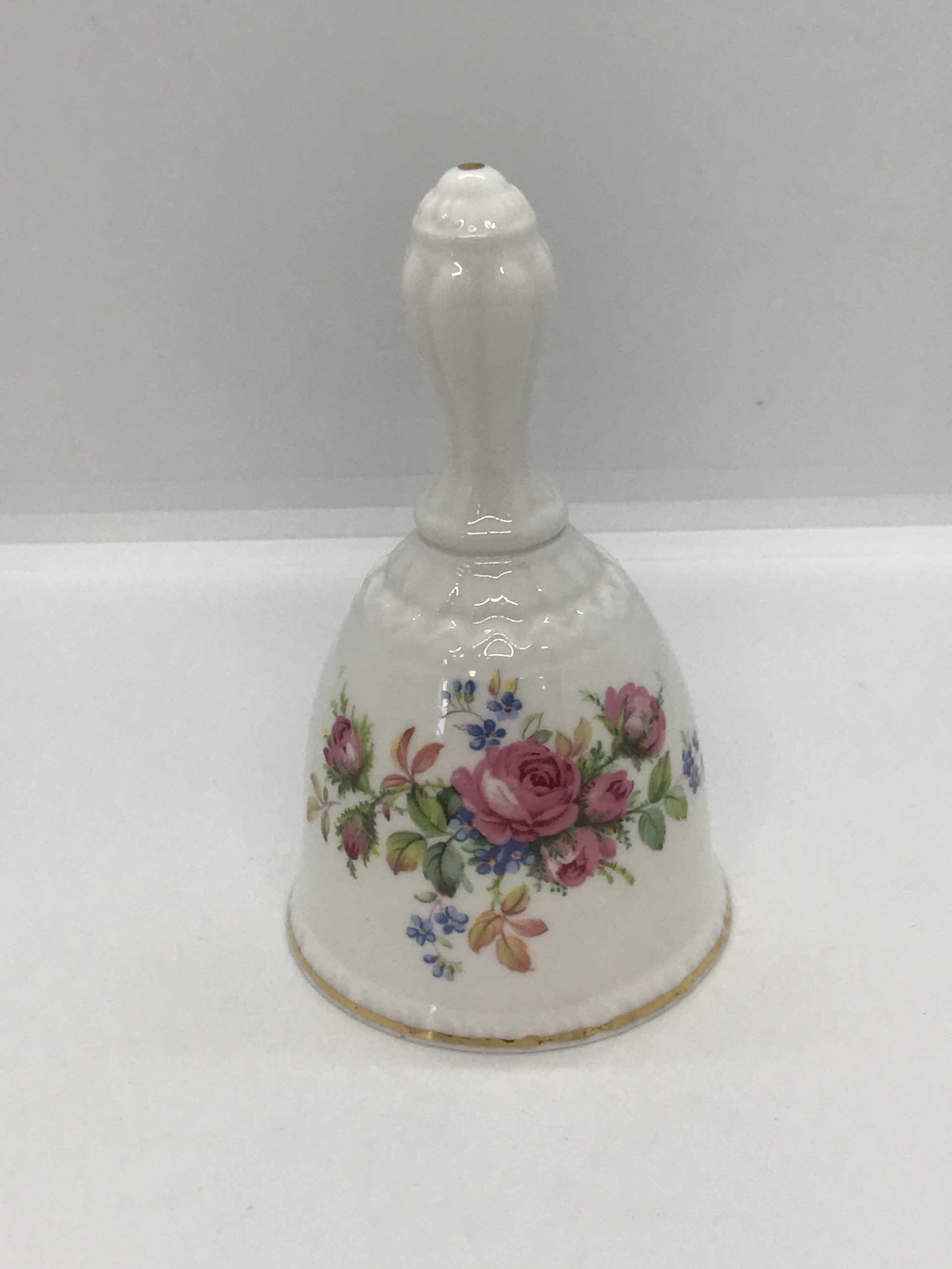 Royal Albert Moss Rose Bell - Vintage Keepsakes
