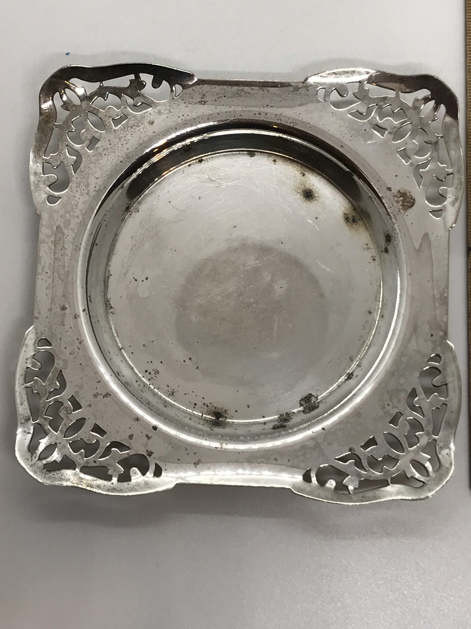 Pair of Vintage Silver Plated Coin Trays - Vintage Keepsakes
