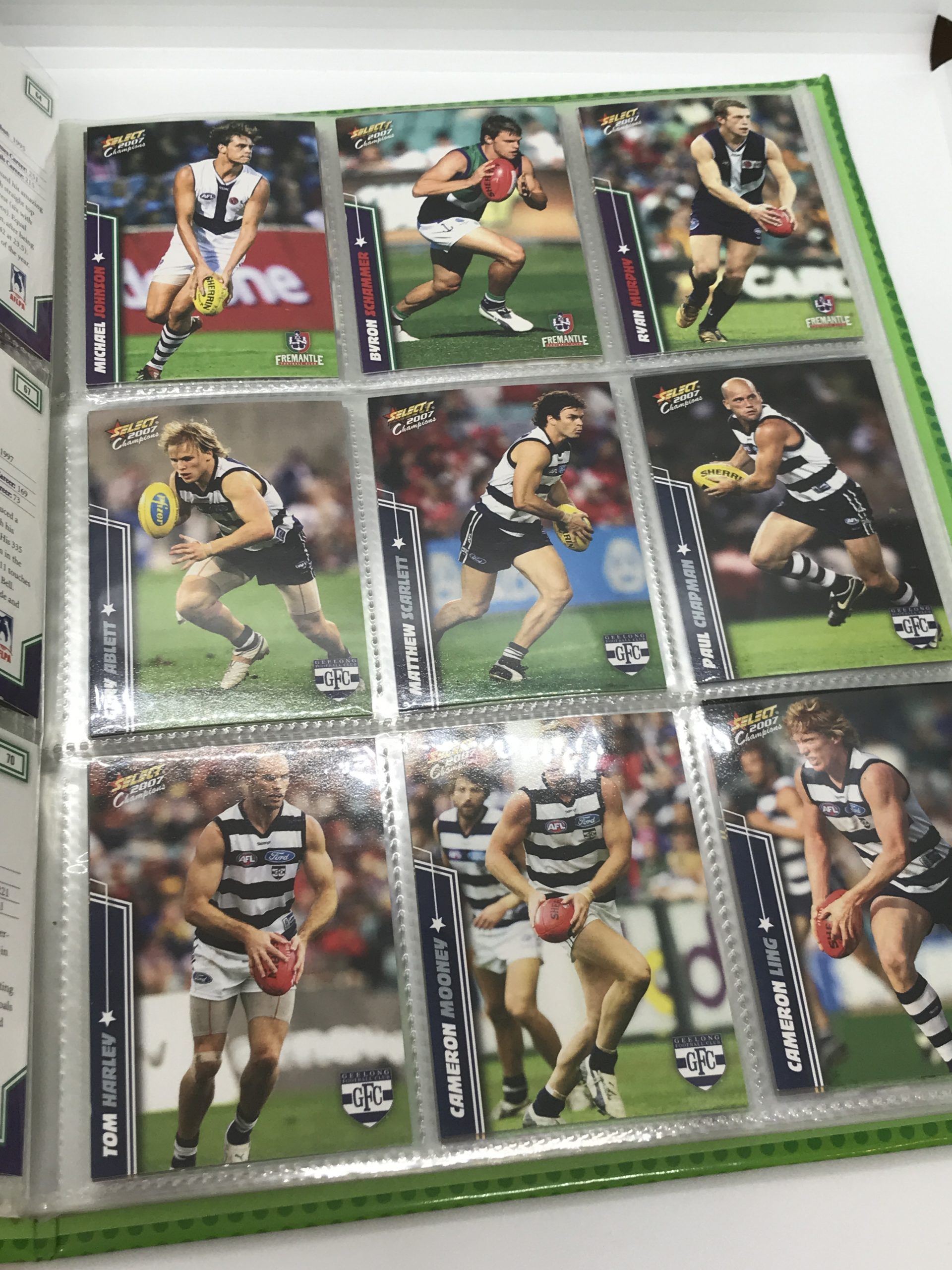 AFL 2007 Select Champions Series cards in Card Album (195 cards ...