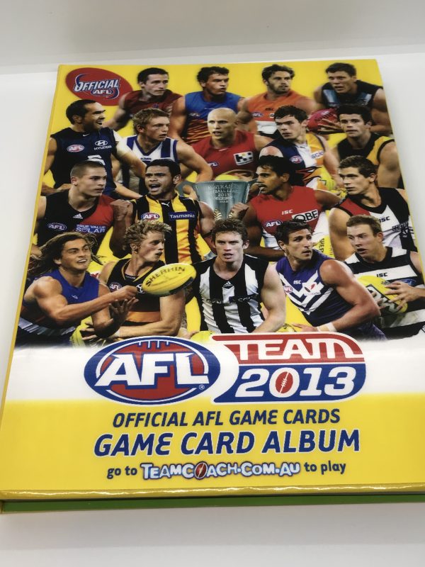 AFL 2013 Teamcoach Full set in album (198 cards) - Vintage Keepsakes