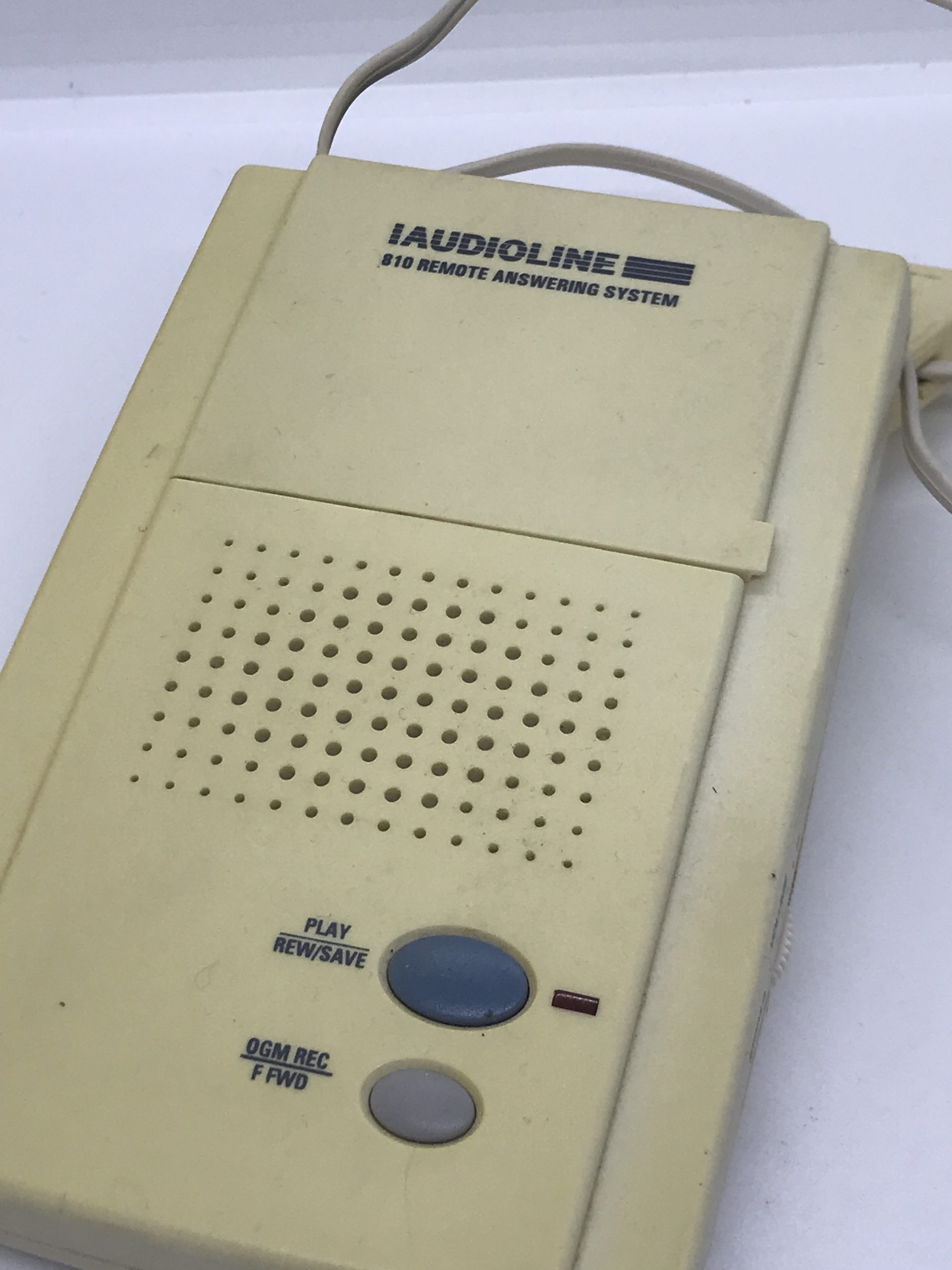 Audioline 810 Answering Machine - Vintage Keepsakes