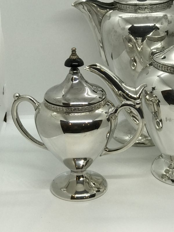 3 Piece Paramount 'Du Barry' Silver Plated Tea Set - Vintage Keepsakes