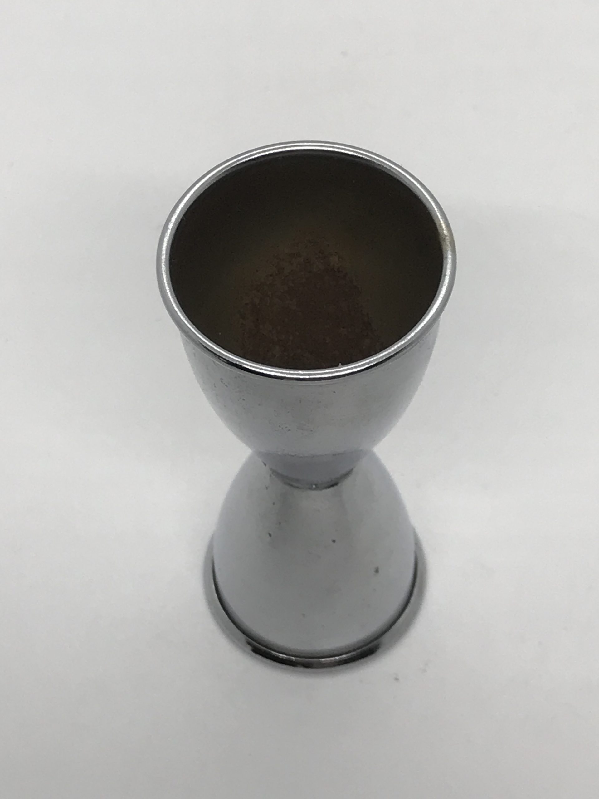 Silver coloured Double Sided Spirits Pourer Measure - Vintage Keepsakes