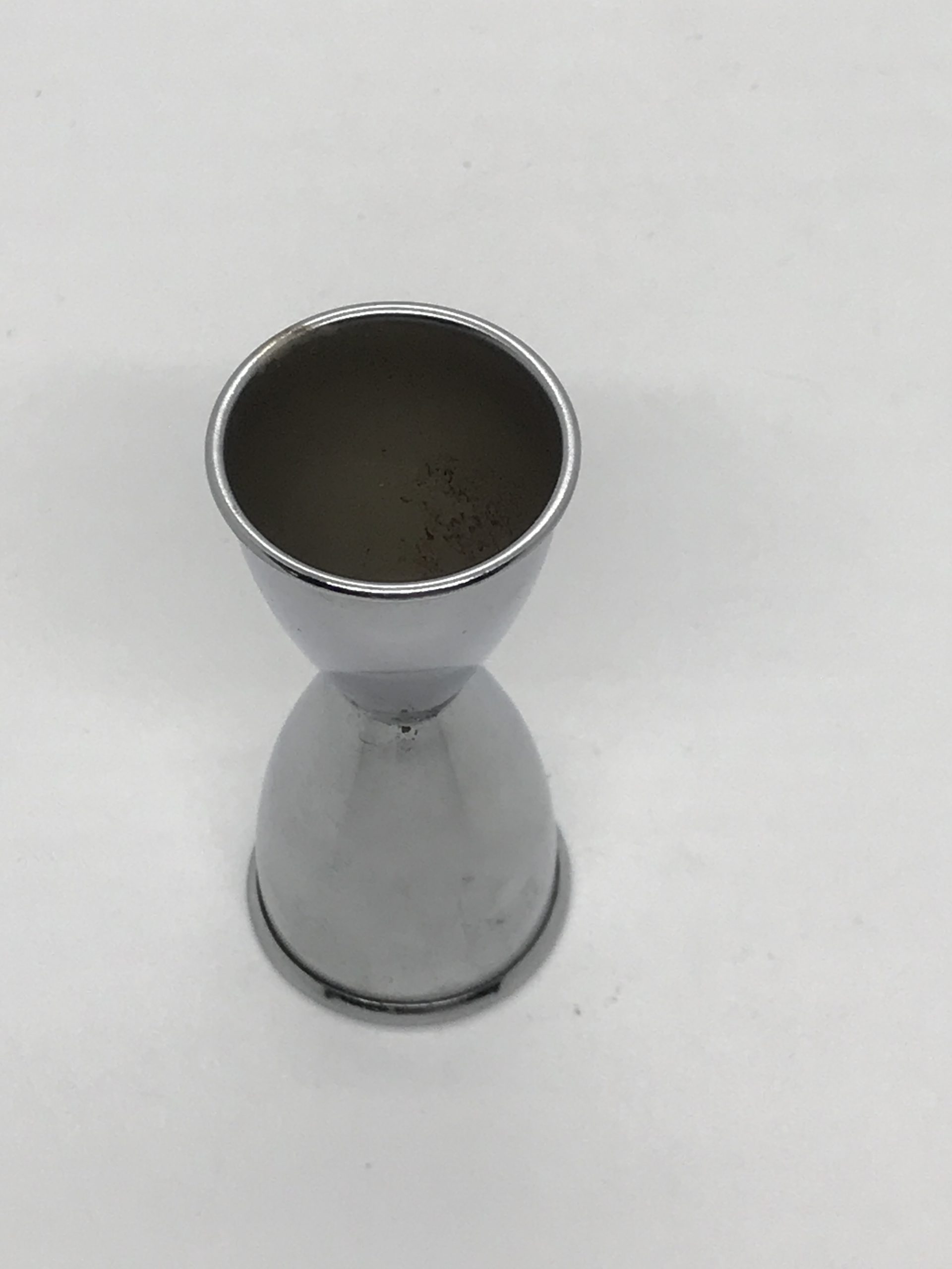 Silver coloured Double Sided Spirits Pourer Measure - Vintage Keepsakes
