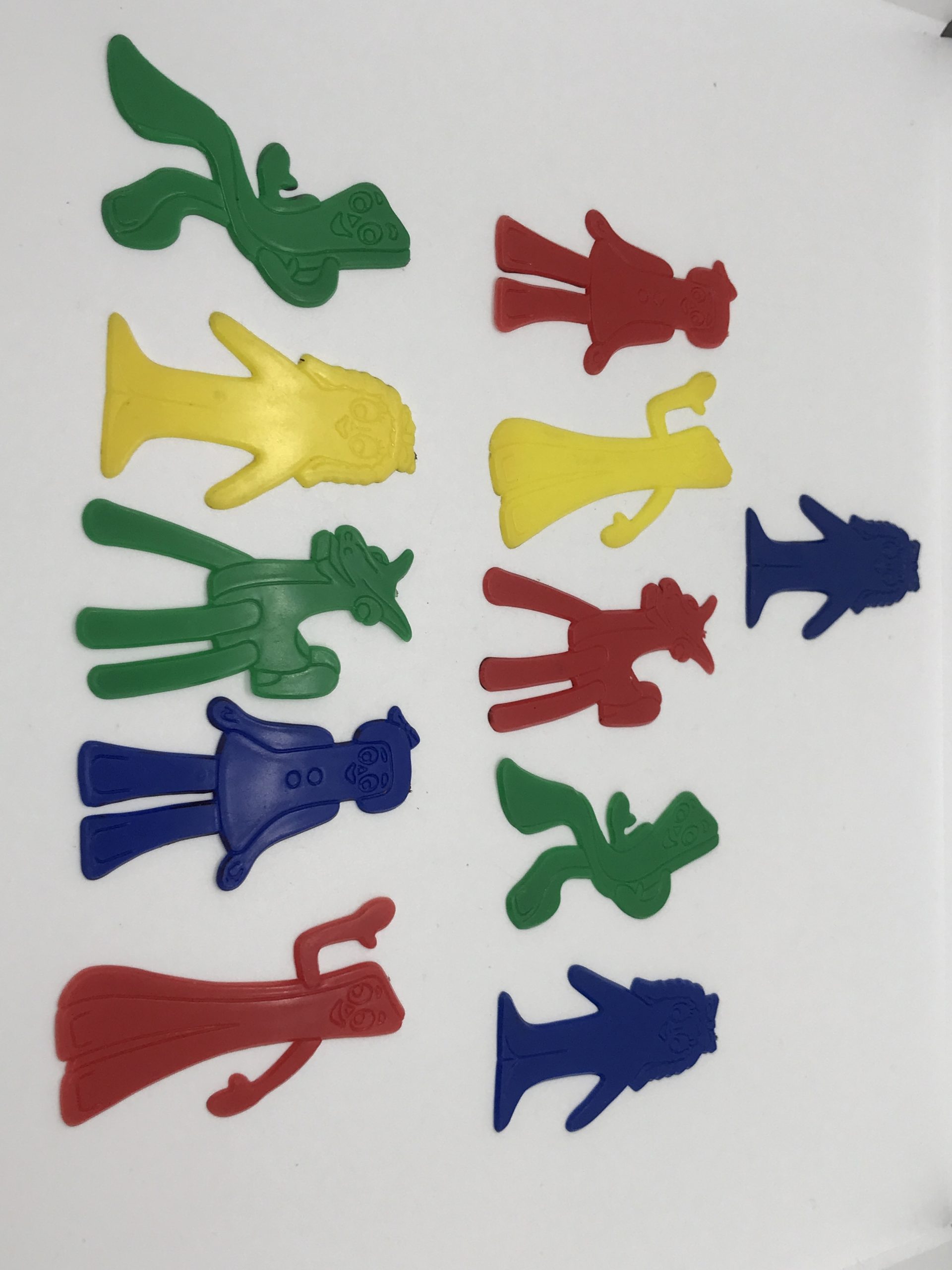 Vintage Gumby Stencil Set - Prema Toy Company (Made in Hong Kong - 1988 ...