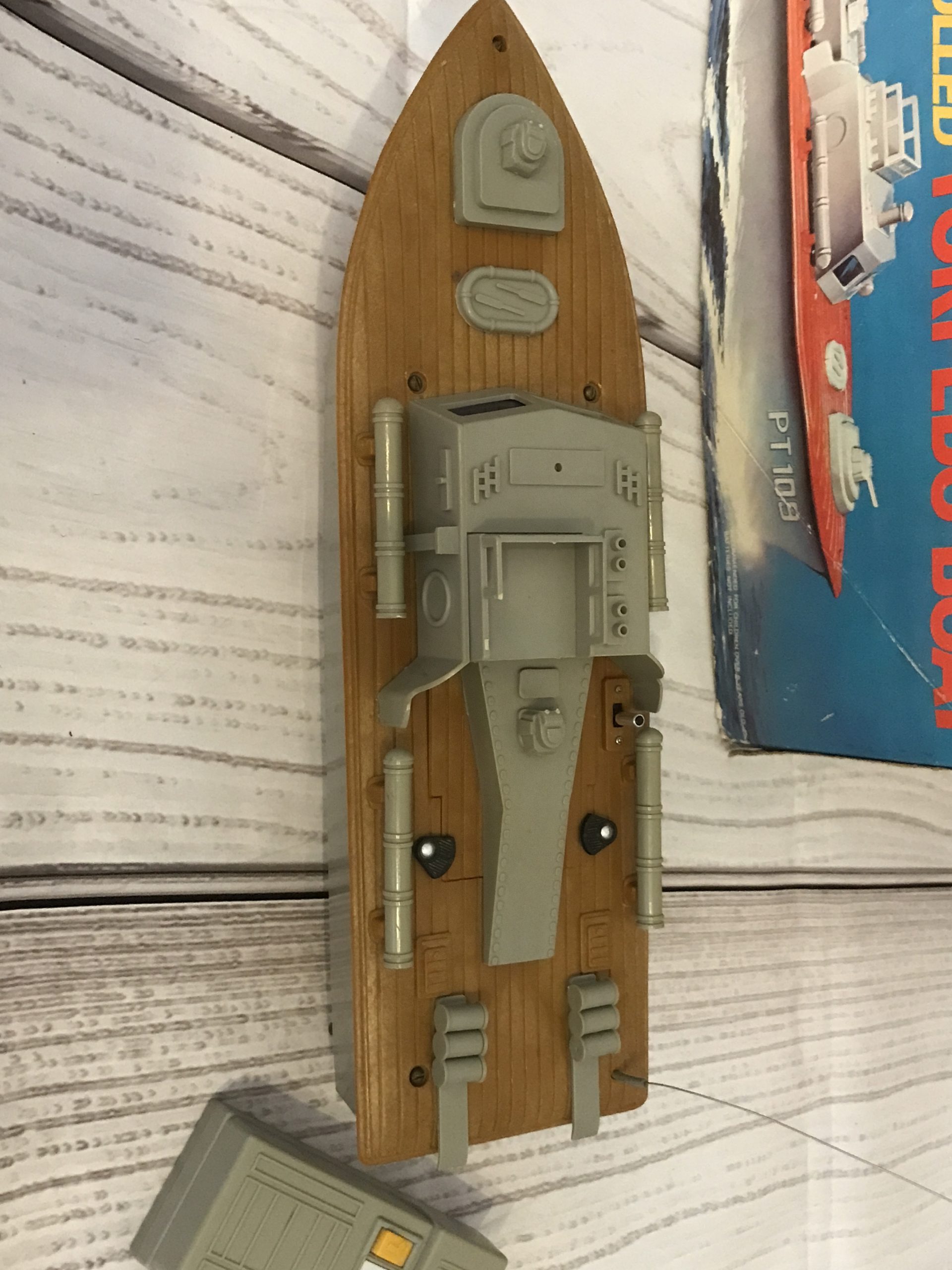 Vintage Radio Controlled Model No 7723 Torpedo Boat Pt 109 (Made in Japan) - Vintage Keepsakes