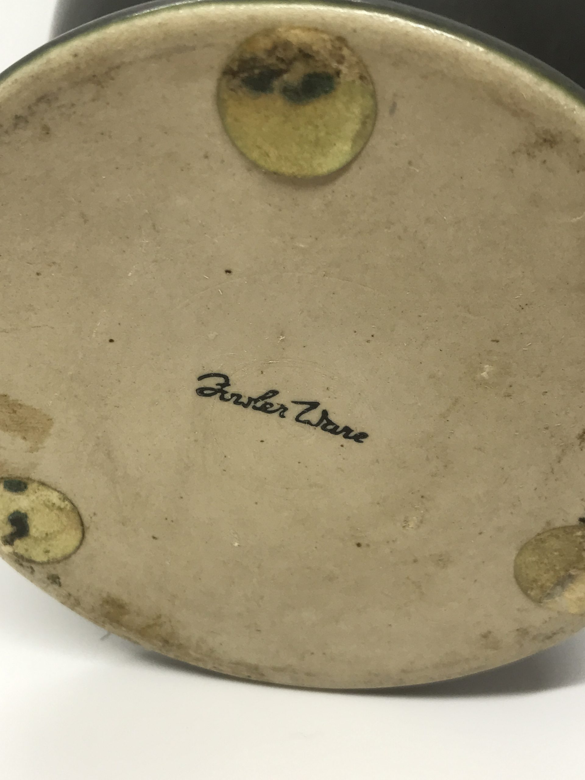 Vintage Fowler Ware Black Vase - 28cm tall - Vintage Keepsakes