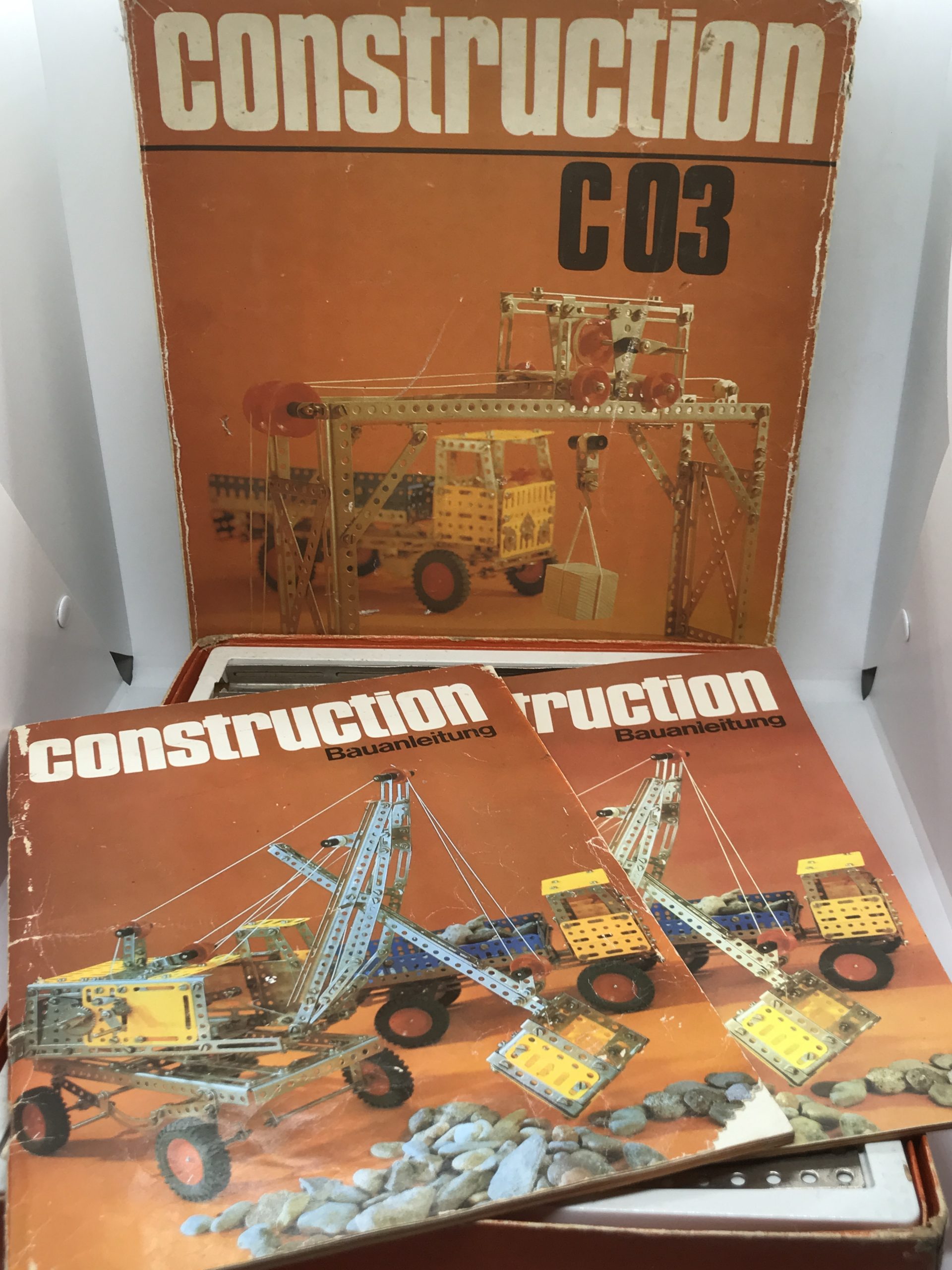 Vintage Construction Kit C 03 with manual (Meccano Style) - Vintage ...