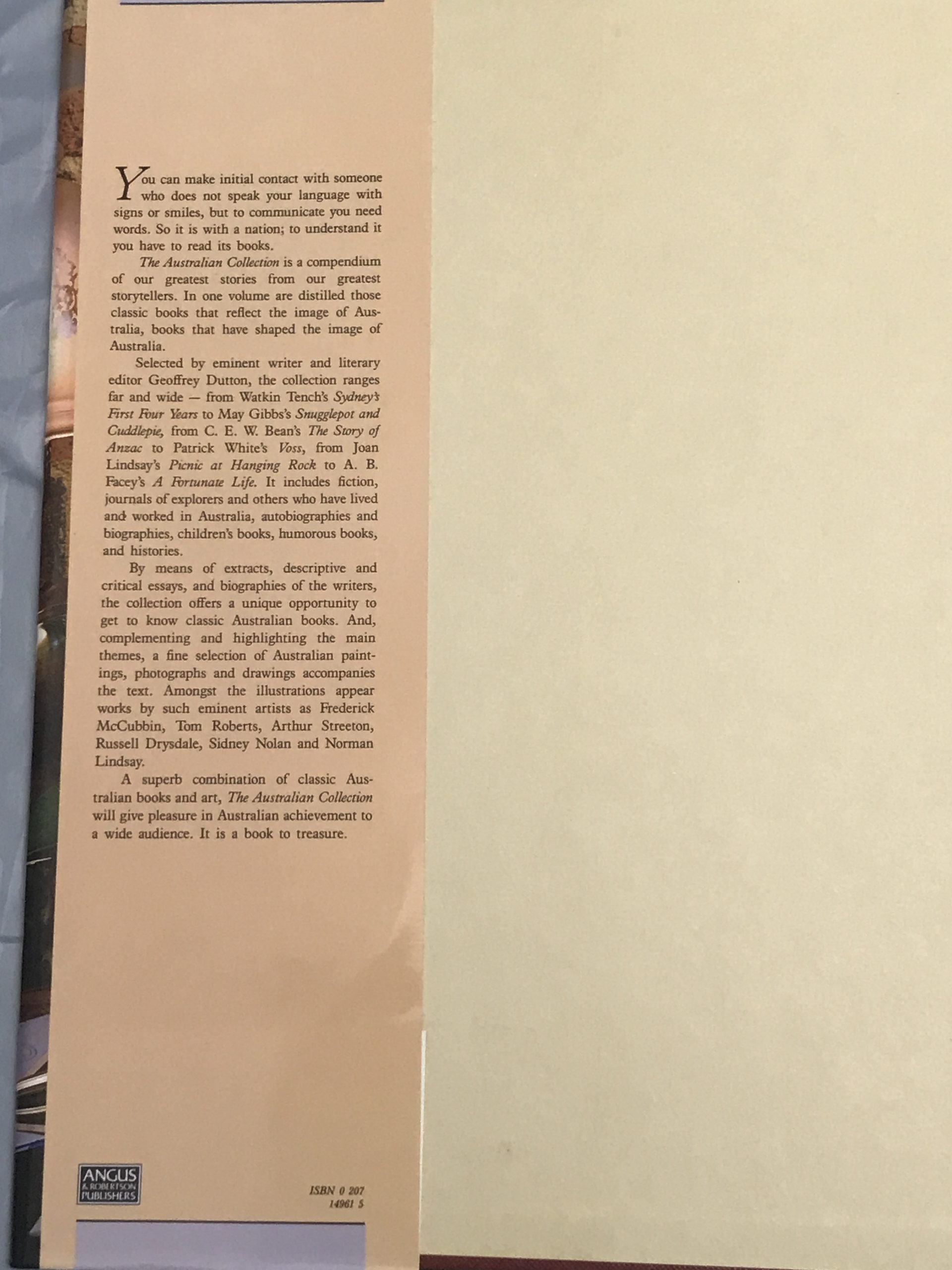 The Australian Collection - Australia's Greatest Books - Geoffrey ...