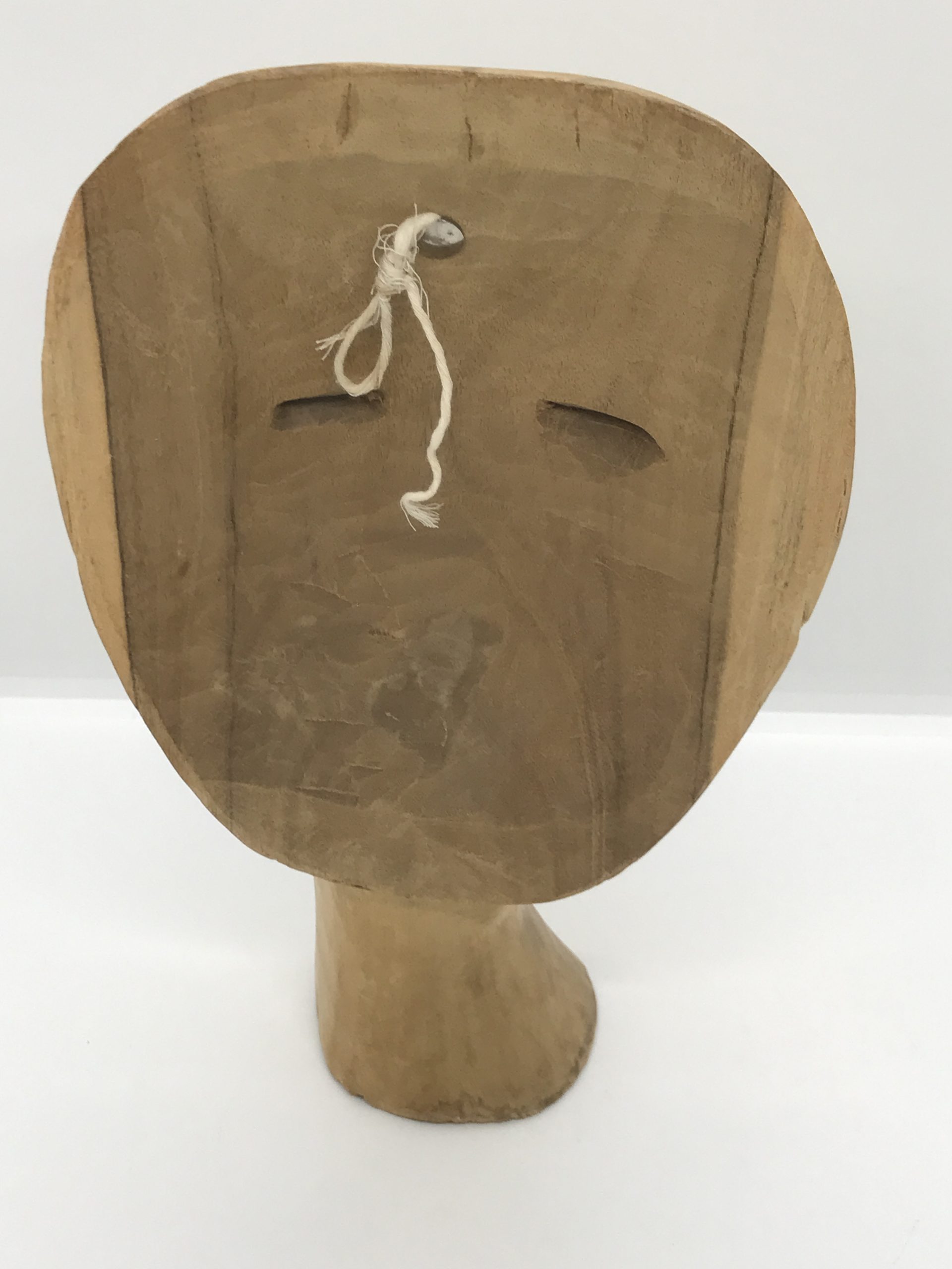 Vintage Indonesian Wooden Folk Art Shh Shush Mask, Hand-Carved ...