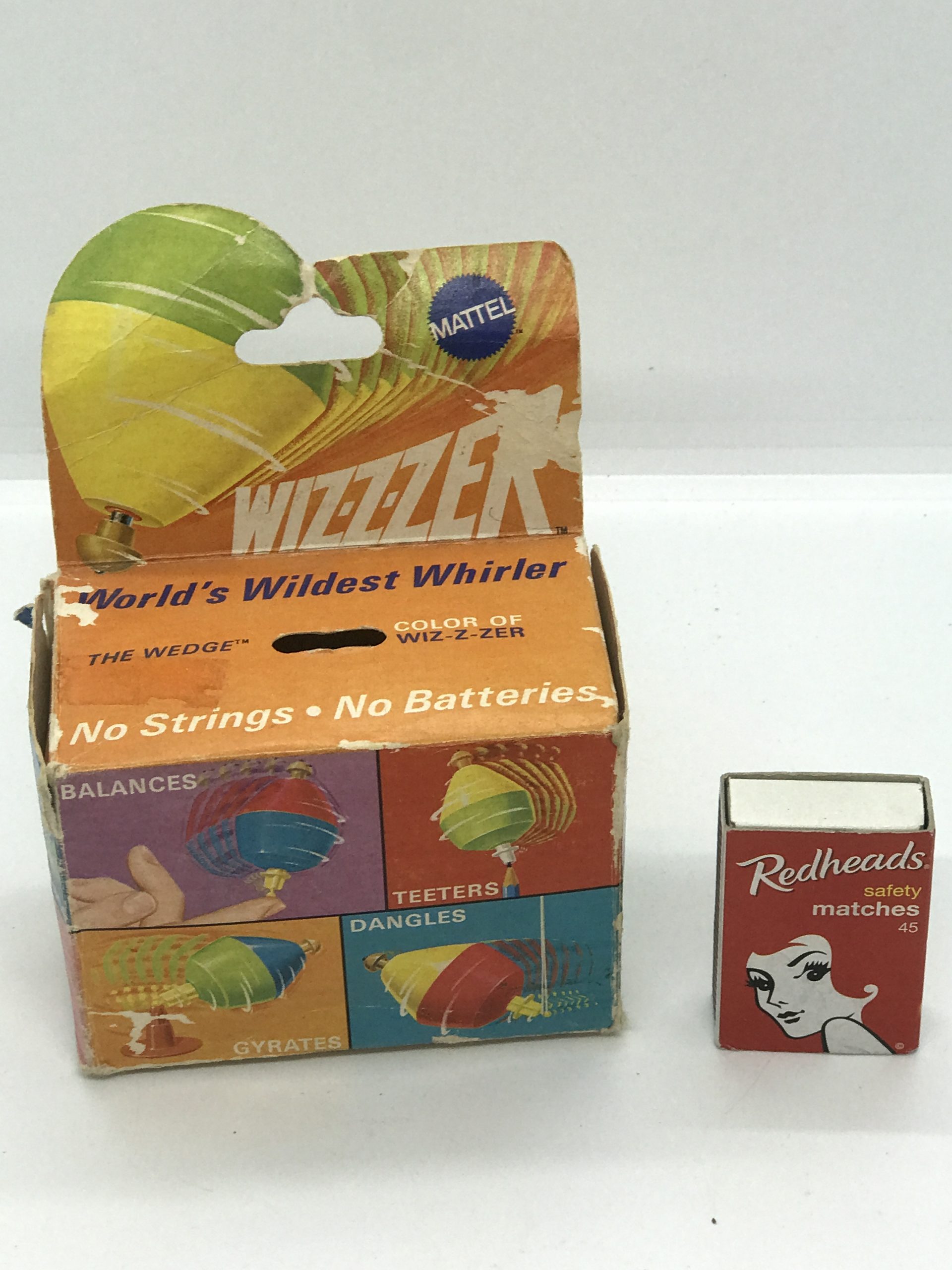 Vintage Mattel Wizzzer - The Wedge - Spinning Top with Instructions ...