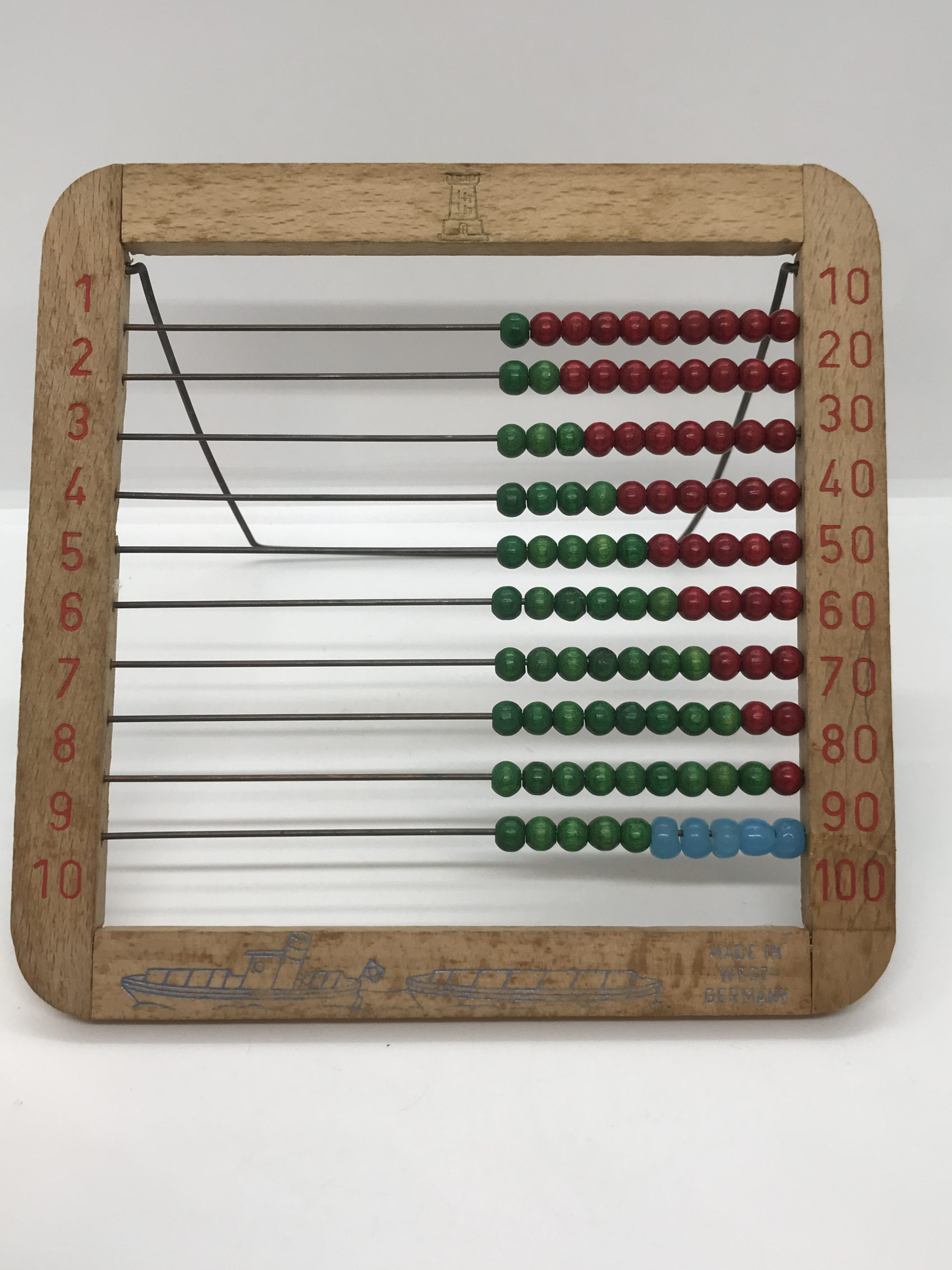 Vintage Counting Abacus - Made in West Germany - Vintage Keepsakes
