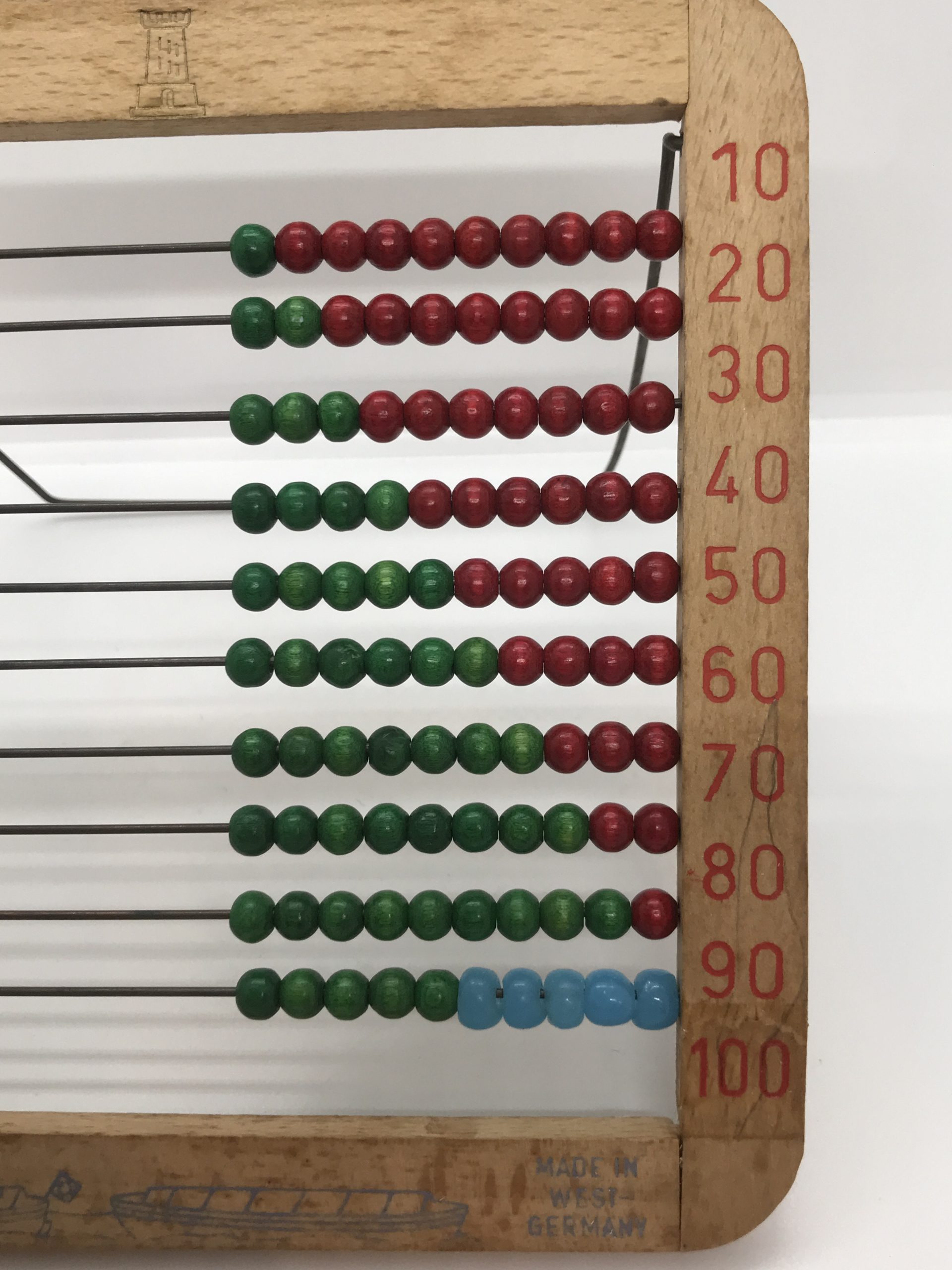 Vintage Counting Abacus - Made in West Germany - Vintage Keepsakes