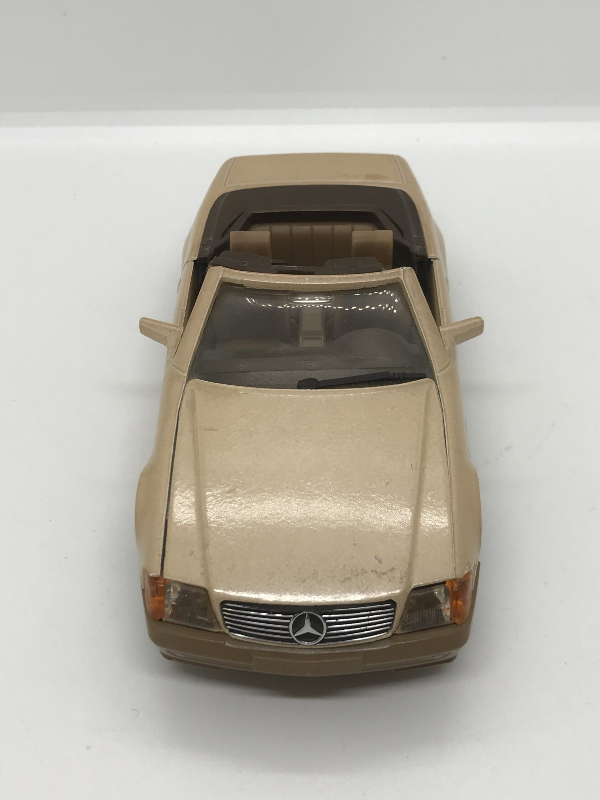 Majorette Brown Mercedes 500 SL Convertble 1/24 Scale - Vintage Keepsakes