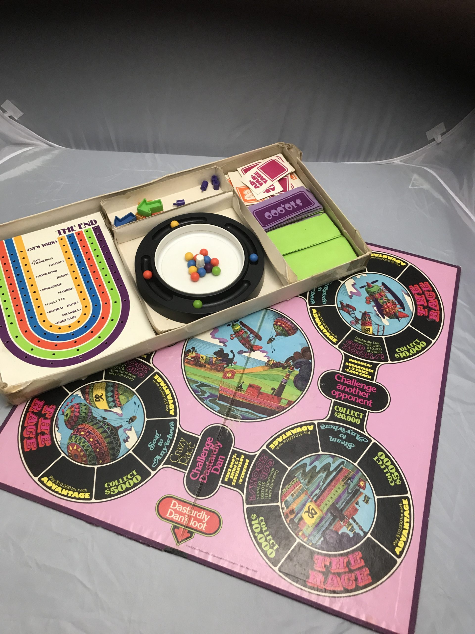 Parker Brothers Dastardly Dan The Magnificent Race Around The World ...