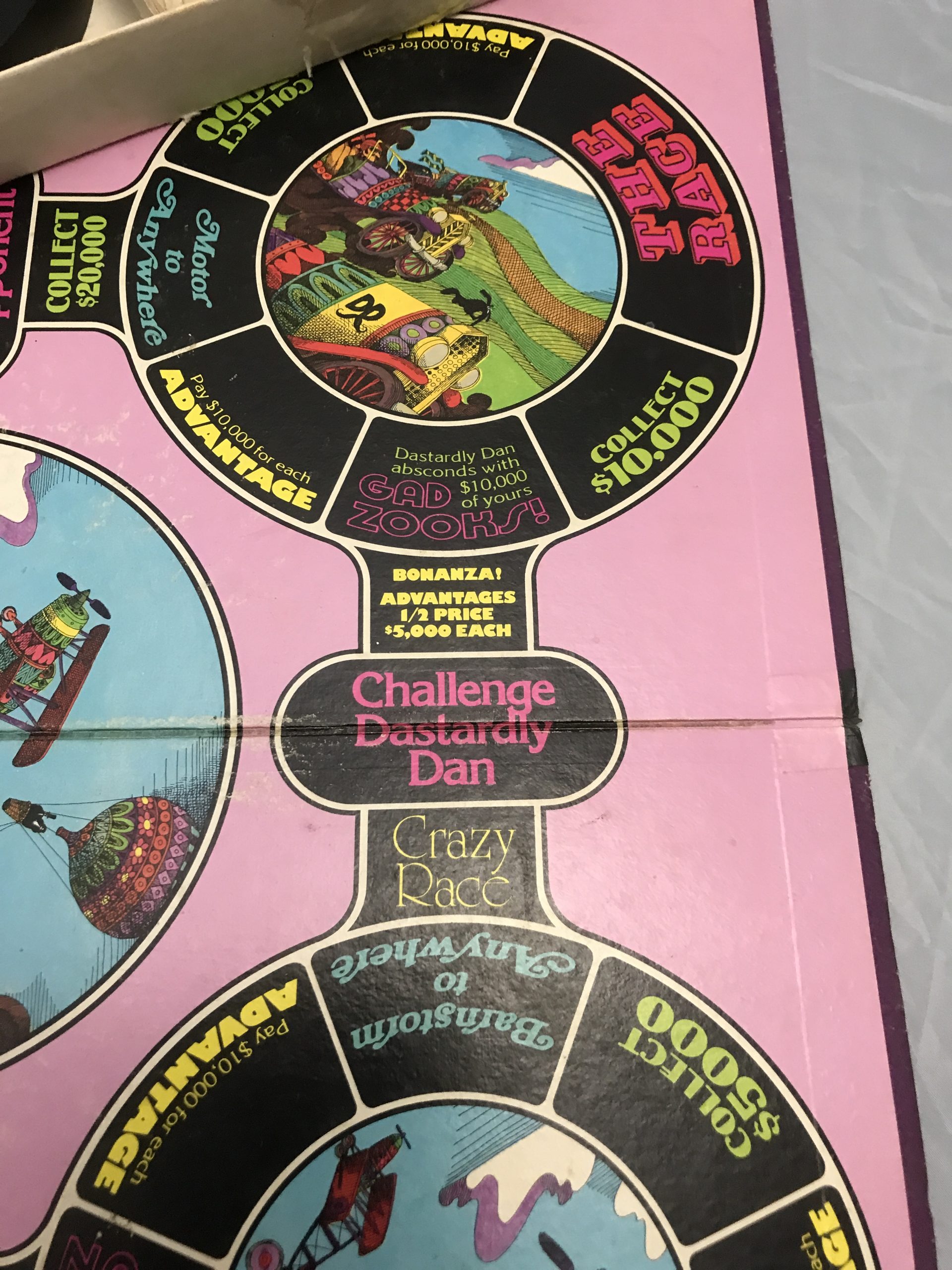 Parker Brothers Dastardly Dan The Magnificent Race Around The World ...