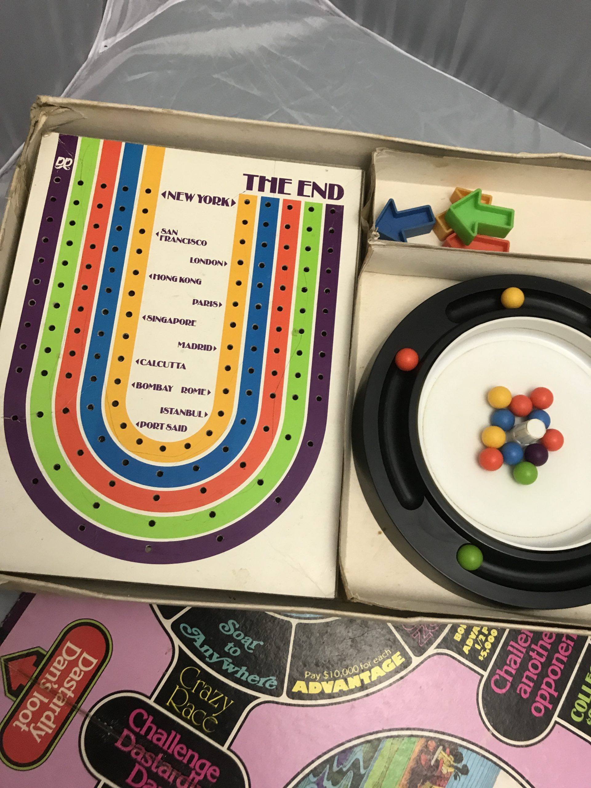 Parker Brothers Dastardly Dan The Magnificent Race Around The World ...