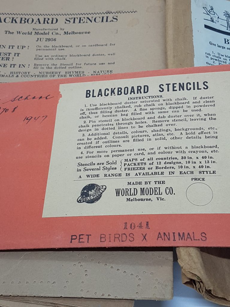 Vintage Blackboard Stencils - Brown Perforated Paper - Various Sizes ...