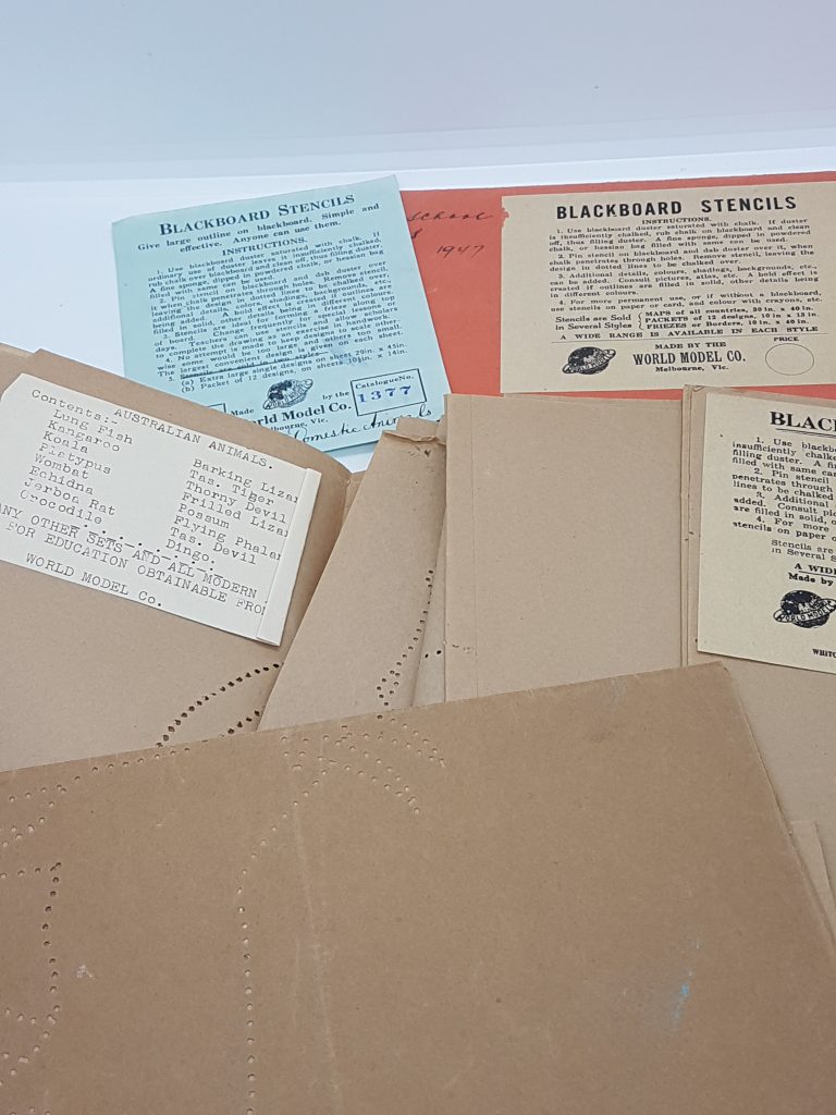 Vintage Blackboard Stencils - Brown Perforated Paper - Various Sizes ...