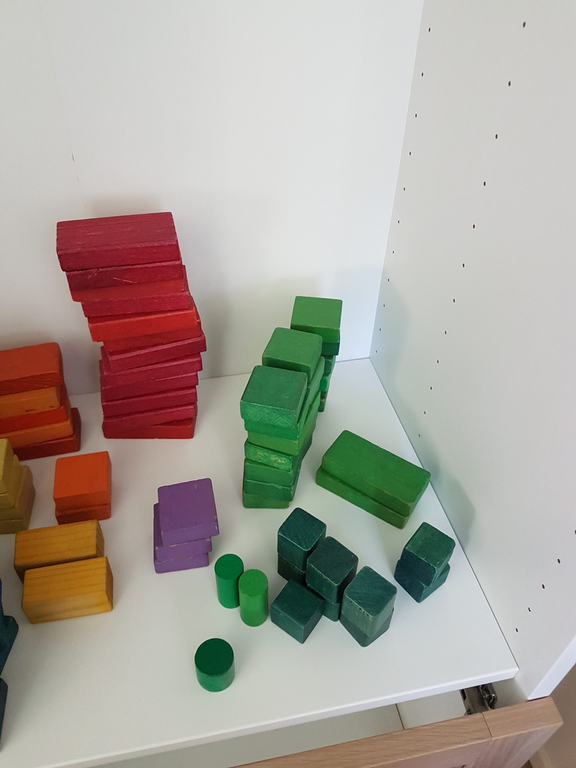 Vintage Wooden Blocks - Various Shapes - Approx 170 - Vintage Keepsakes