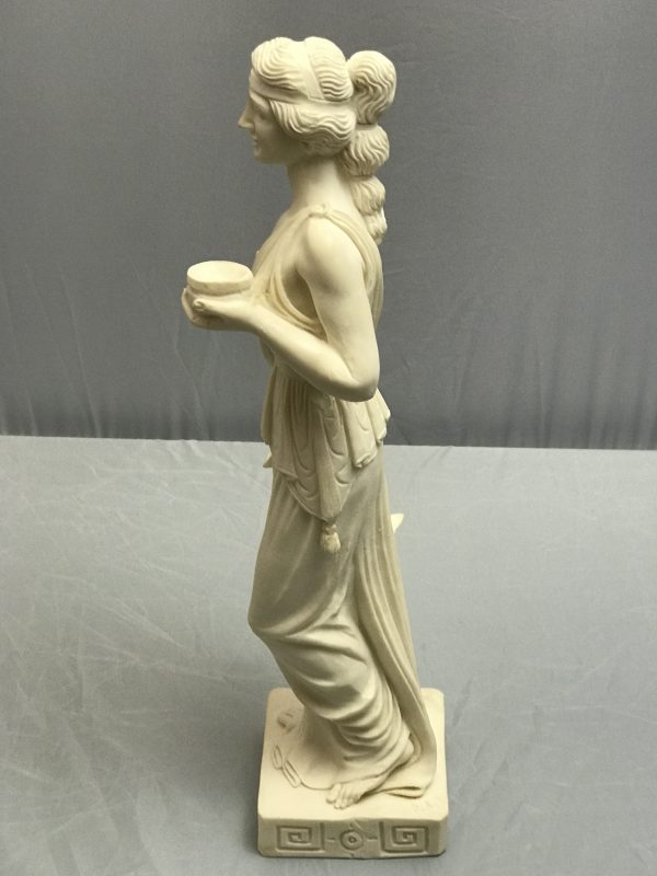 Amazing Sculpture of Greek Lady by Luigi Toni - 42cm tall - alabaster ...