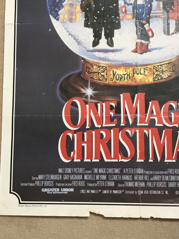 Disney's One Magic Christmas - Movie Poster 1.05m x 70cm - Vintage ...