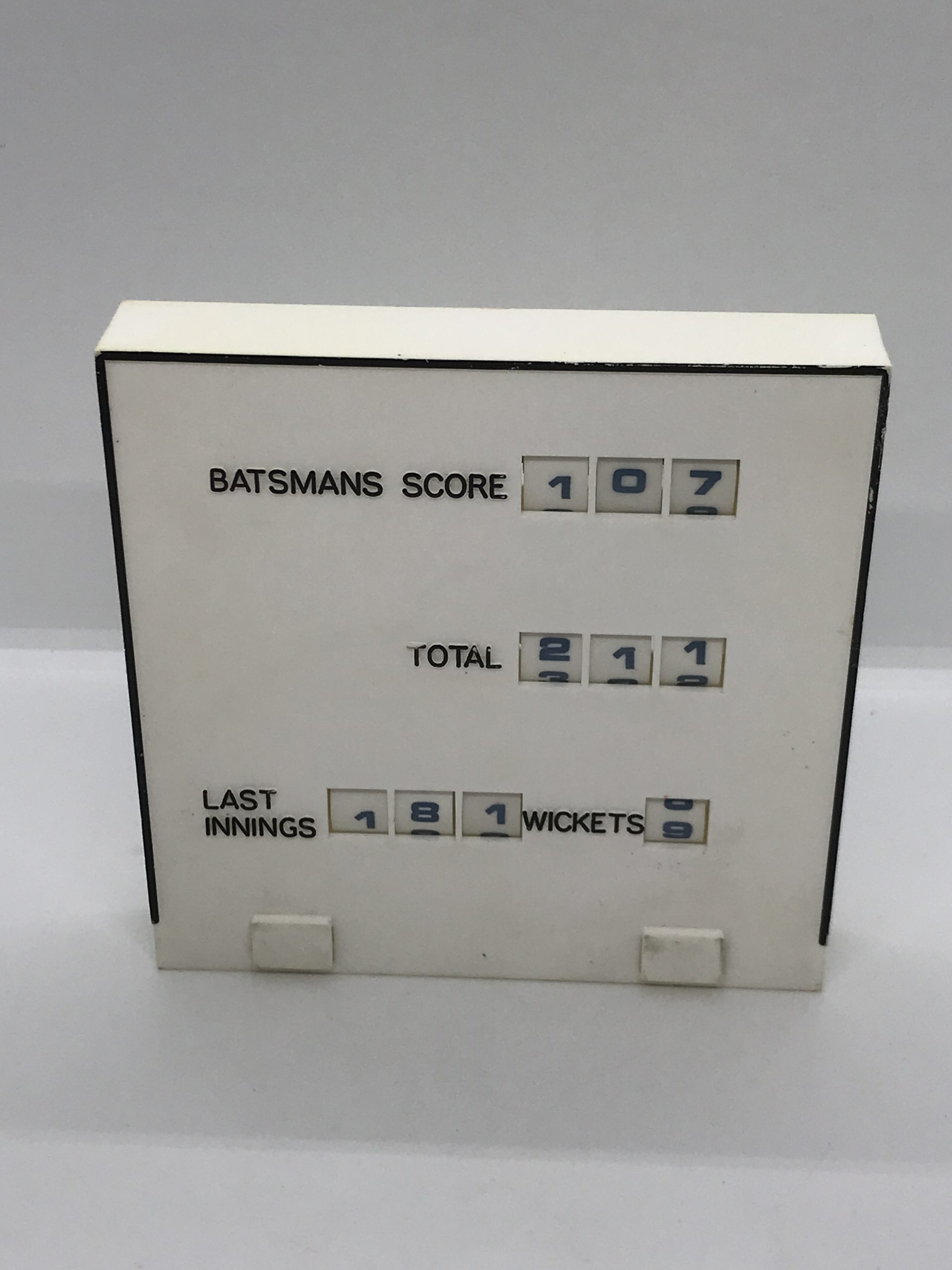 Vintage Test Match Cricket Game Scoreboard - Fred Truman - 16cm high ...