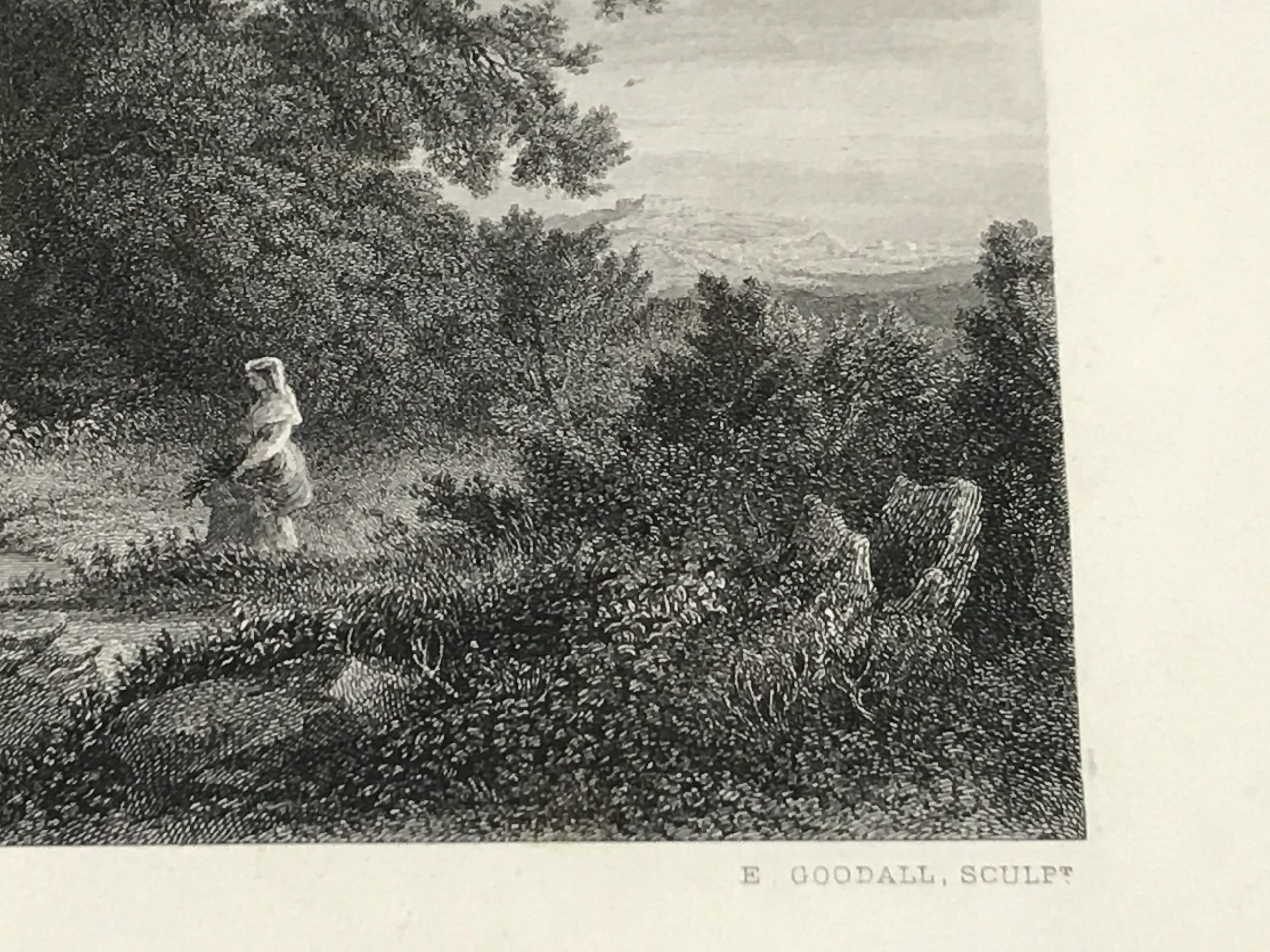 Antique Print - The Monastery Engraving by Edward Goodall After Oswald ...