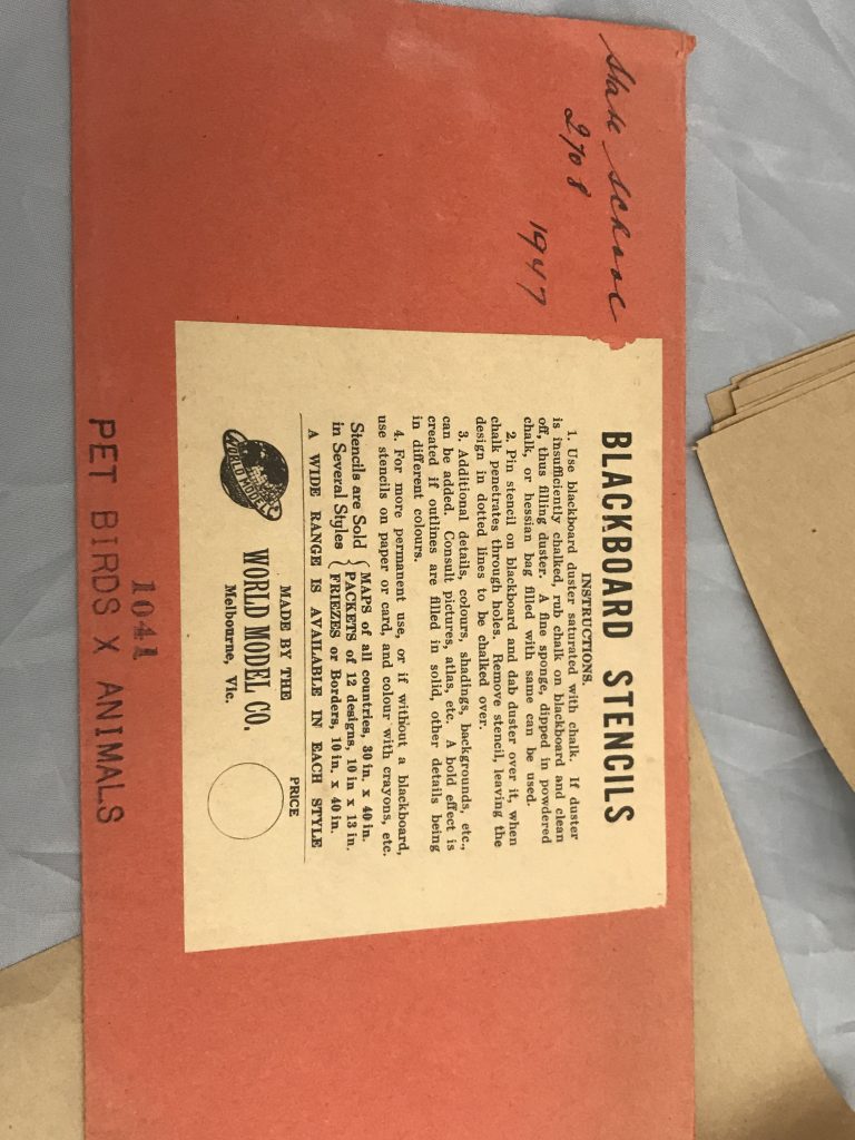 Vintage Blackboard Stencils - Brown Perforated Paper - Various Sizes ...