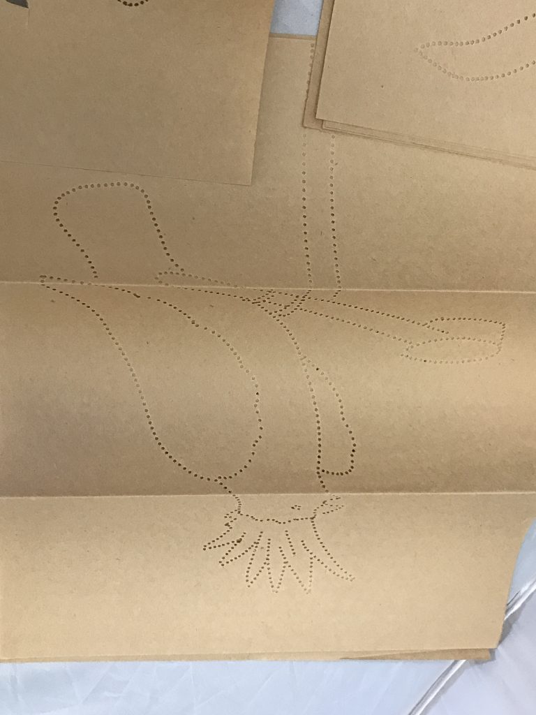 Vintage Blackboard Stencils - Brown Perforated Paper - Various Sizes ...