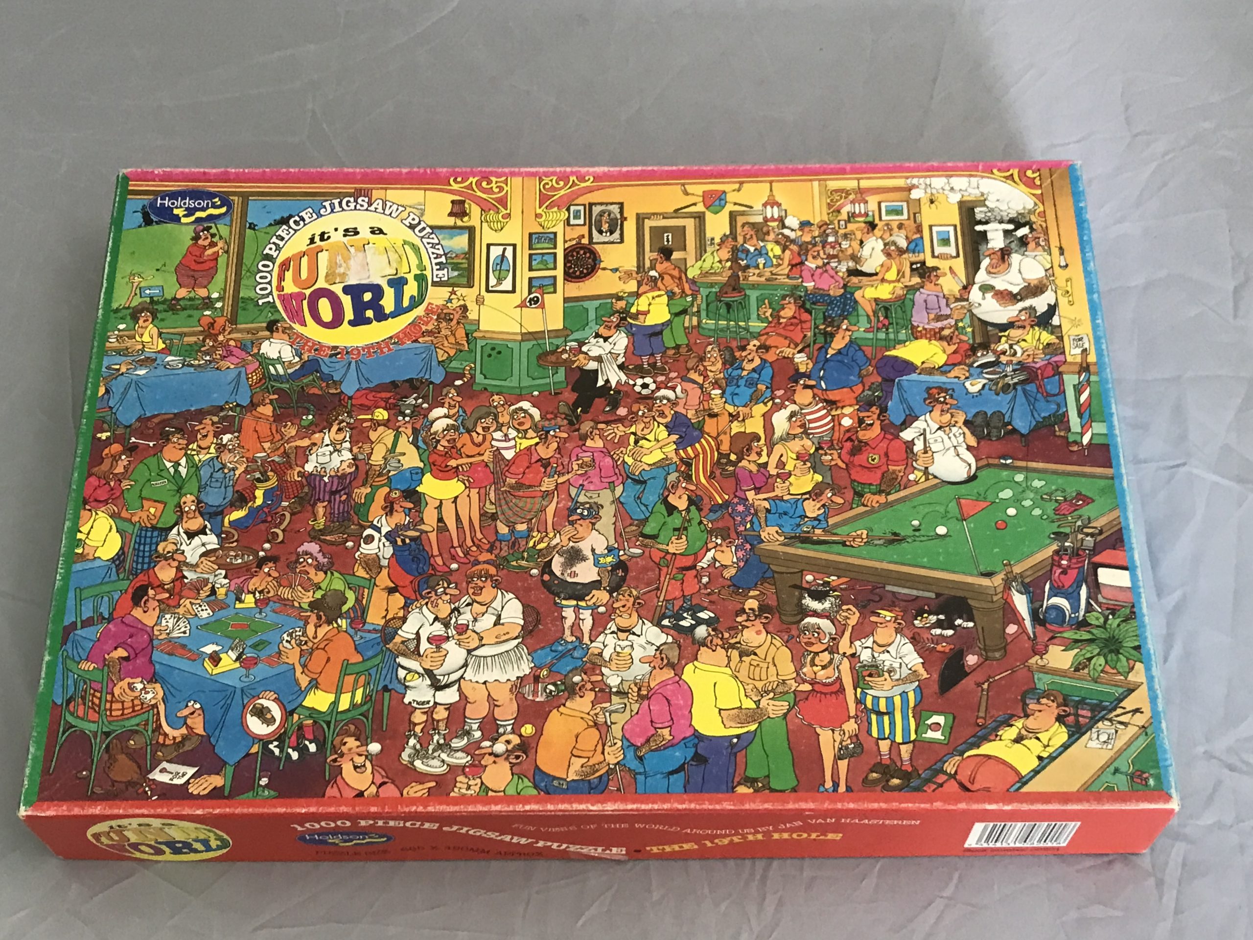 It's a fun world 1000 piece jigsaw puzzle The 19th Hole - Vintage Keepsakes