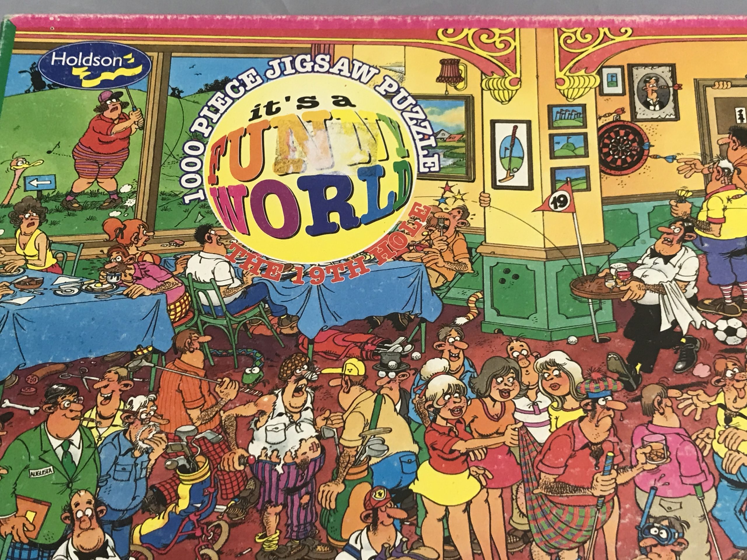 It's a fun world 1000 piece jigsaw puzzle The 19th Hole - Vintage Keepsakes
