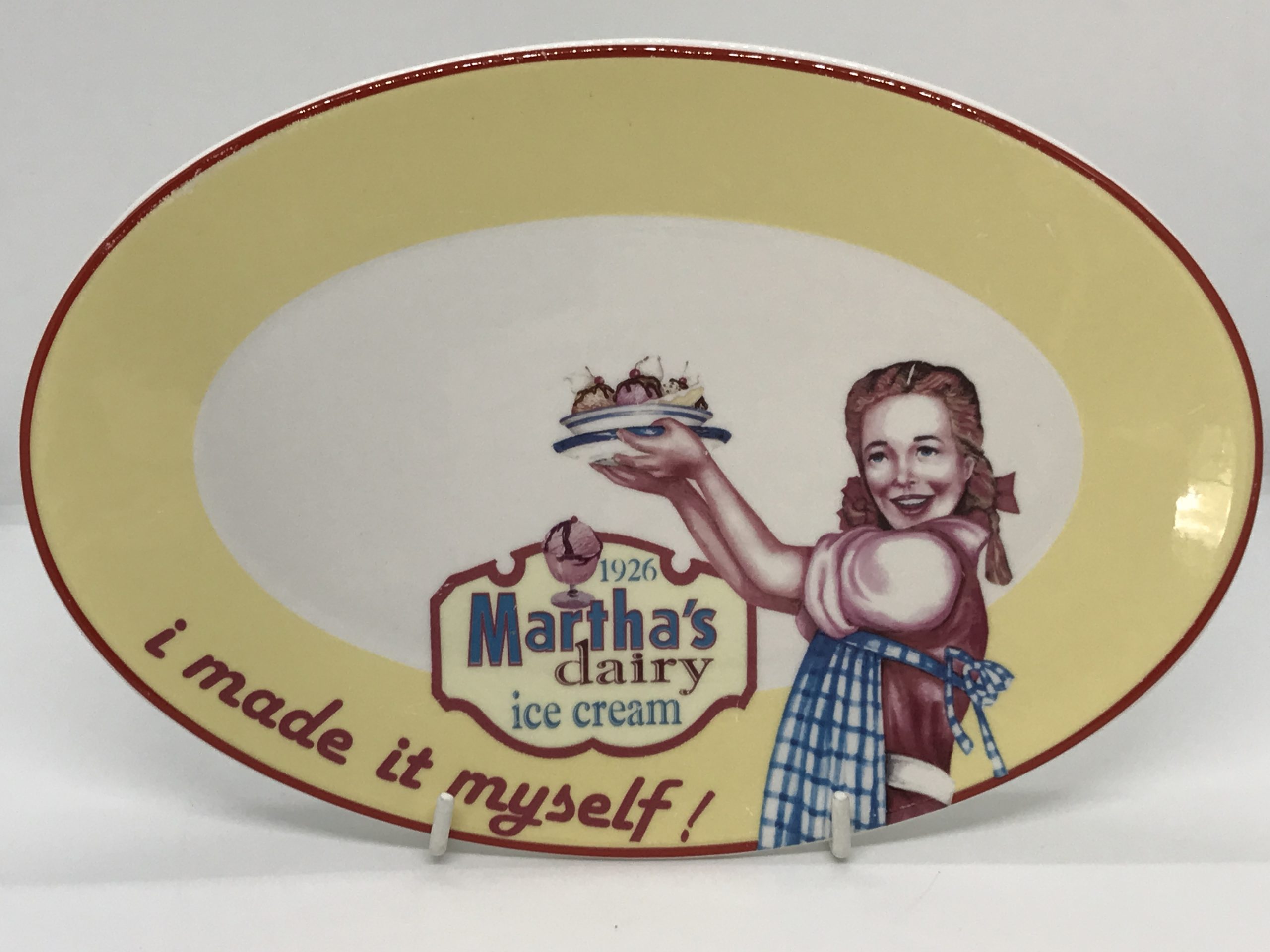 Villeroy & Boch Novelty Oval Plate 27cm wide - Marthas Dairy - I made ...
