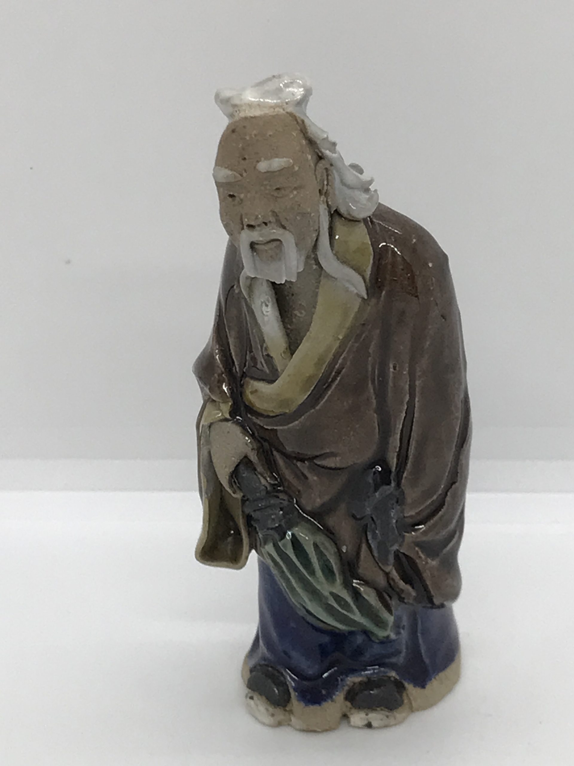 Small Mud Man Character 11cm tall - marked China - Vintage Keepsakes