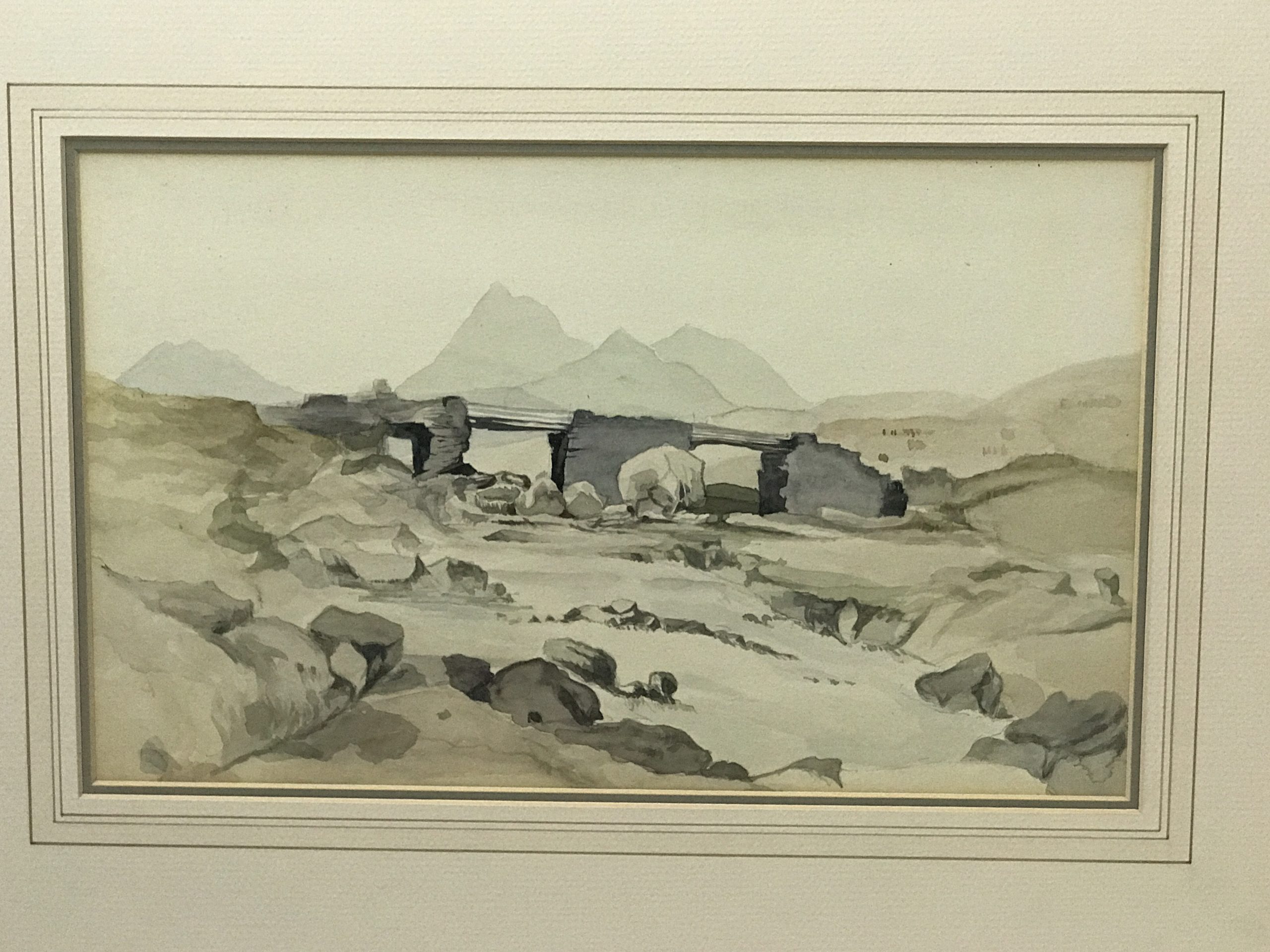 Robert Lonen Watercolour Painting of Snowden from Capel Curig (1974) 53 ...