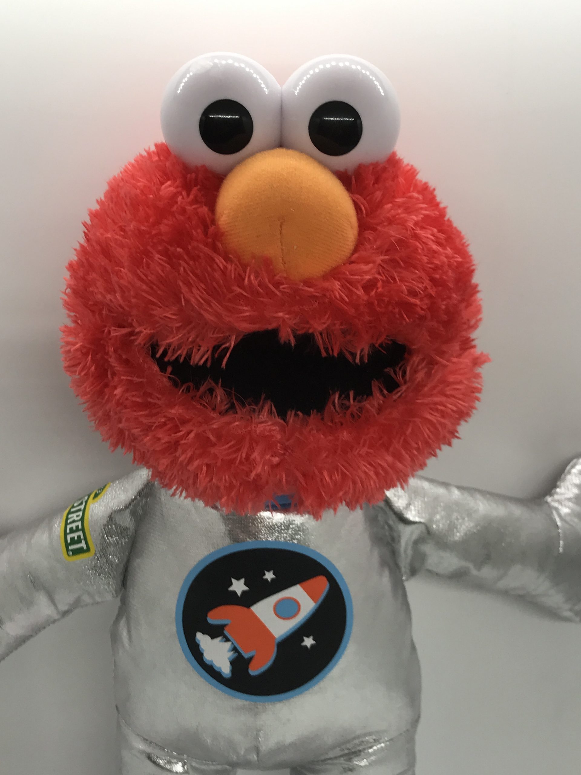 Sesame Street Talking Plush Space Elmo - Vintage Keepsakes